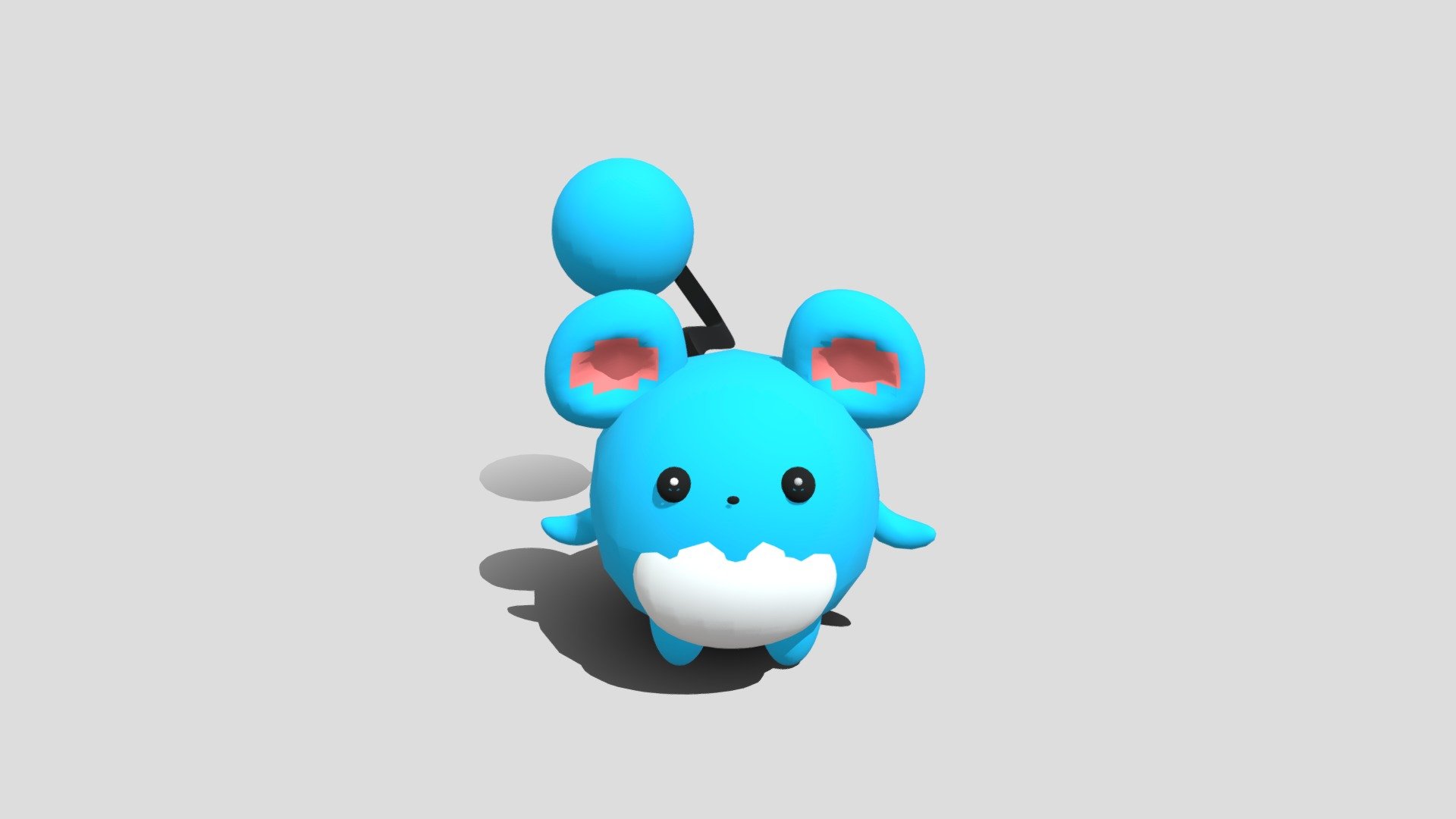 marill - 3D model by gerardo (@gerardsr) [ebe06f9] - Sketchfab