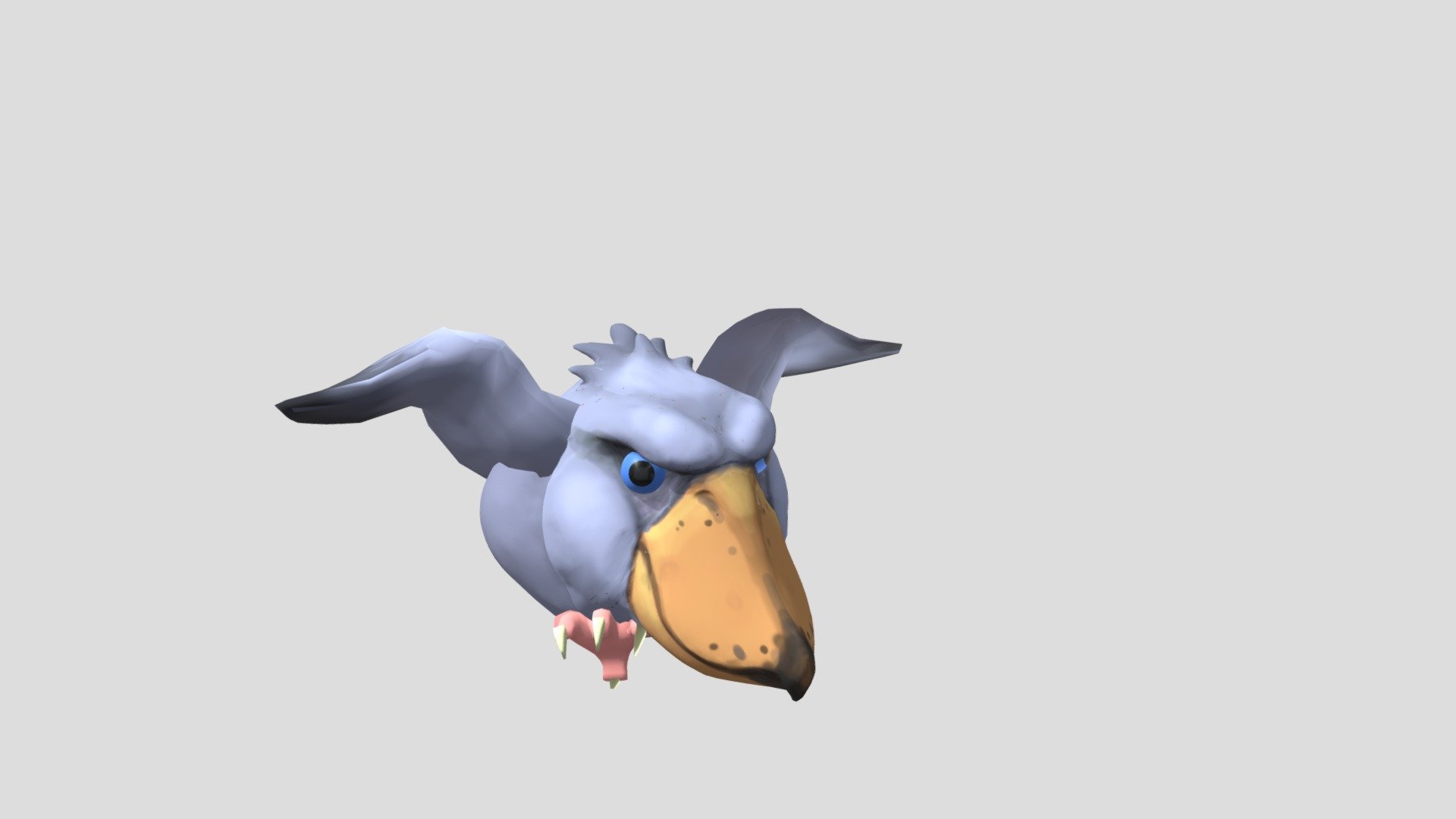 shoebill - 3D model by Ulrik_Selvik (@Nemi66) [ebe3546] - Sketchfab
