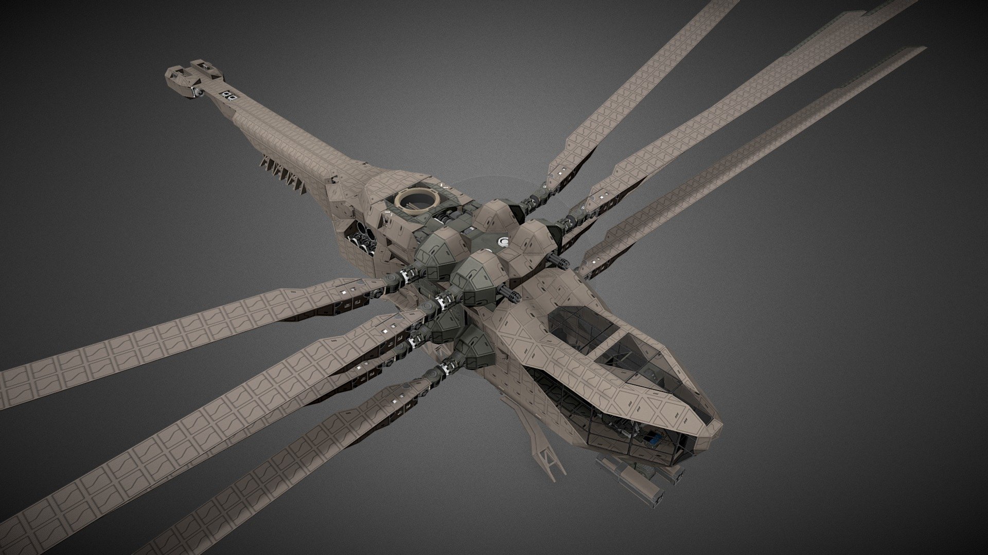 Ornithopter -DUNE 2021- (SE Build by ZEO) - Download Free 3D model by ...
