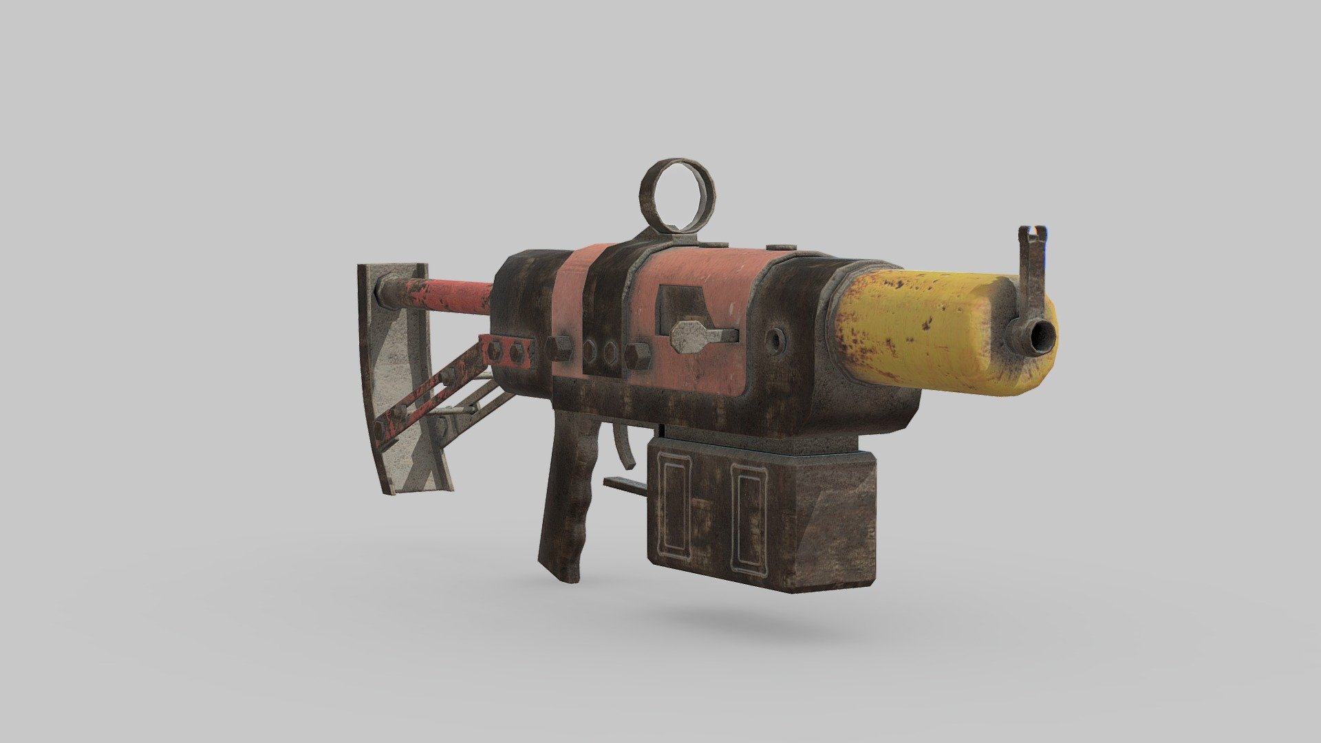 Post-Apocalyptic Gun | Sopra - Download Free 3D model by YadroGames ...