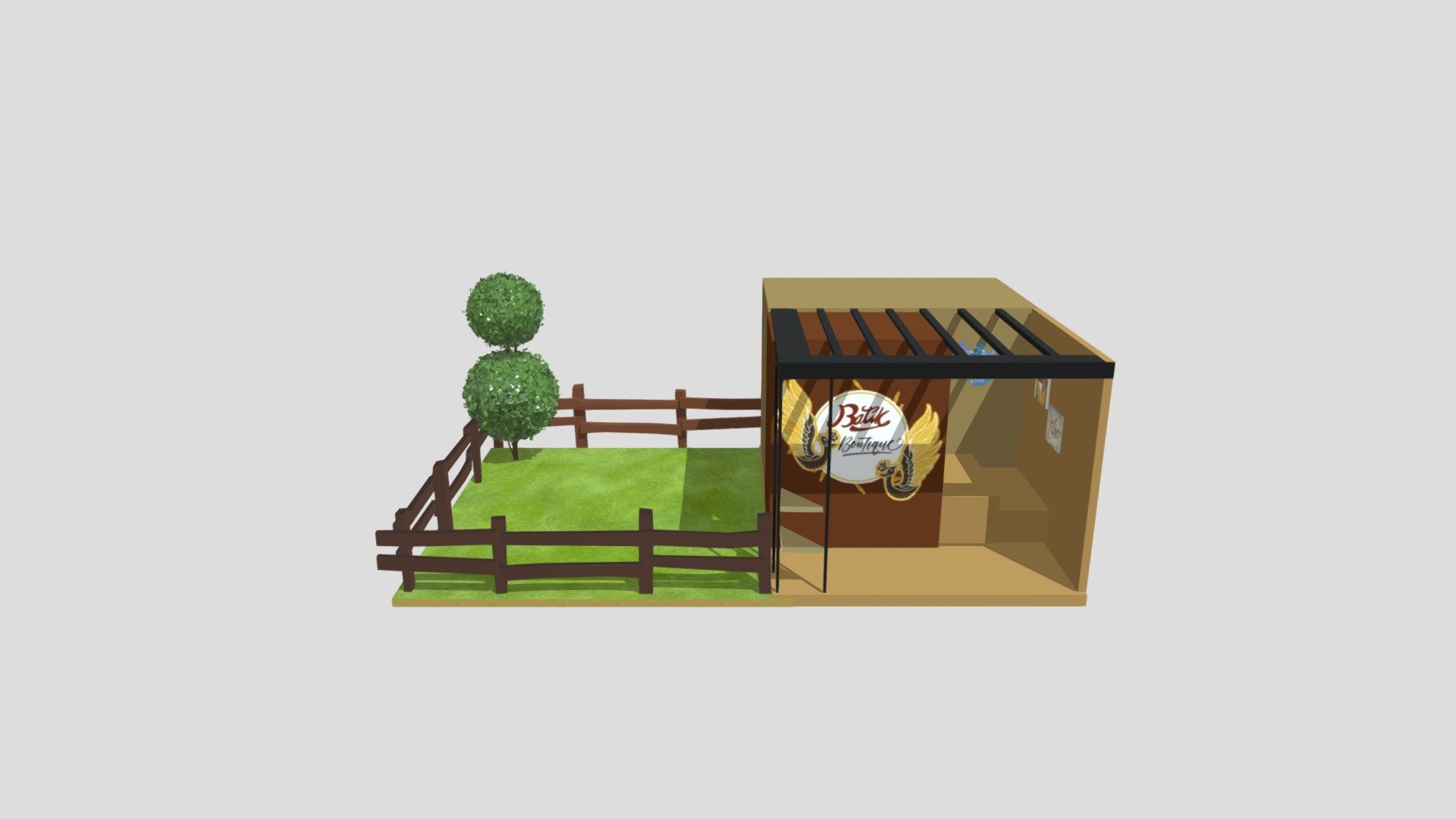 booth_2 - 3D model by ilmaluluil12 [ebe53b4] - Sketchfab