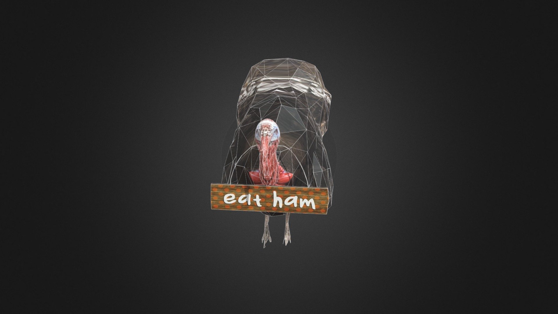 Eat Ham Turkey - Download Free 3D model by shirlanne [ebe55a9] - Sketchfab
