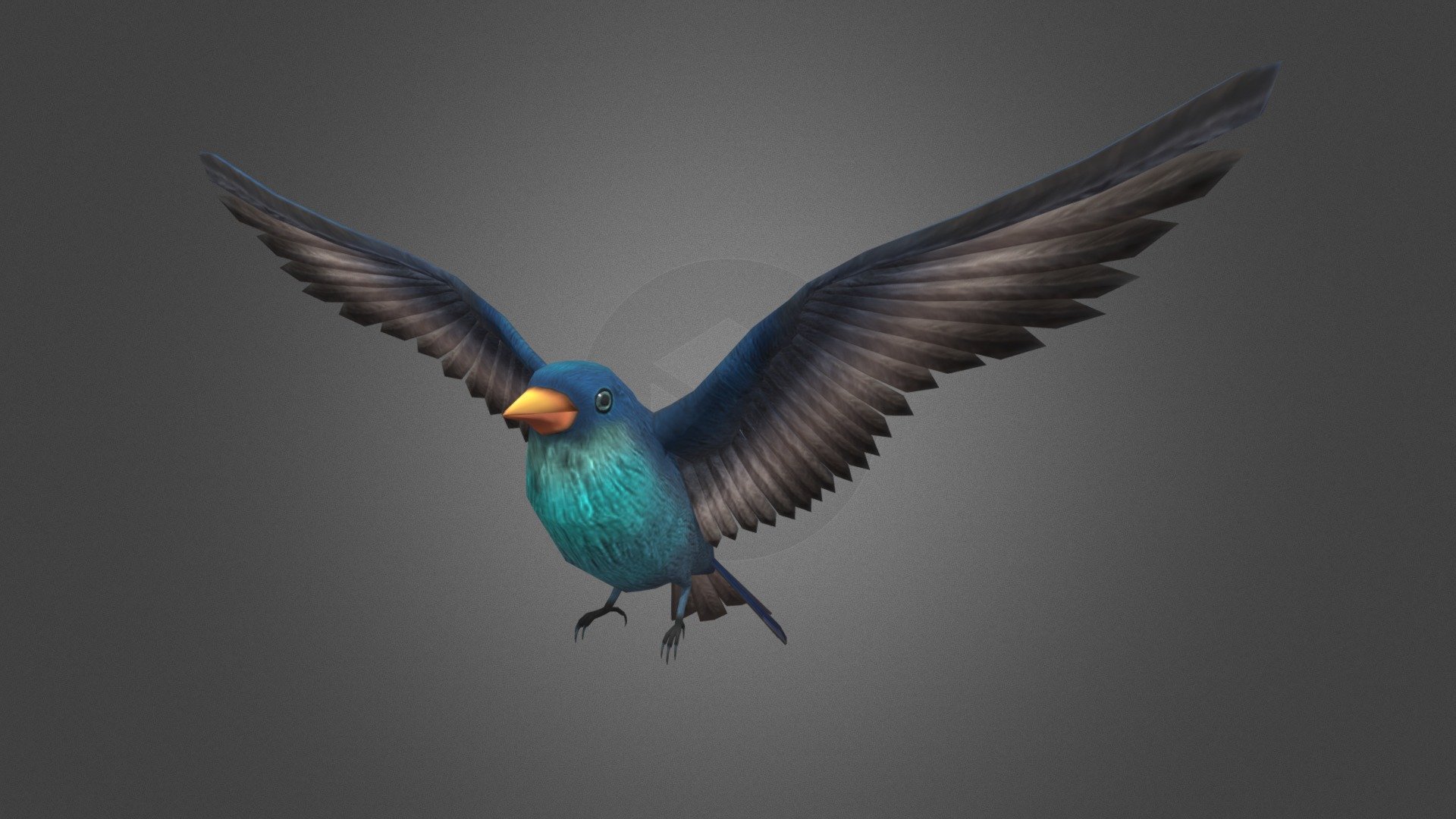 bird cartoon bird - Buy Royalty Free 3D model by tingting_er [ebe5ab7 ...