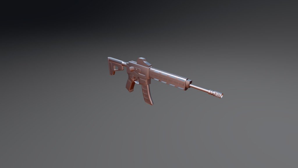 SMG Gun - 3D model by Beckstation [ebe8c92] - Sketchfab