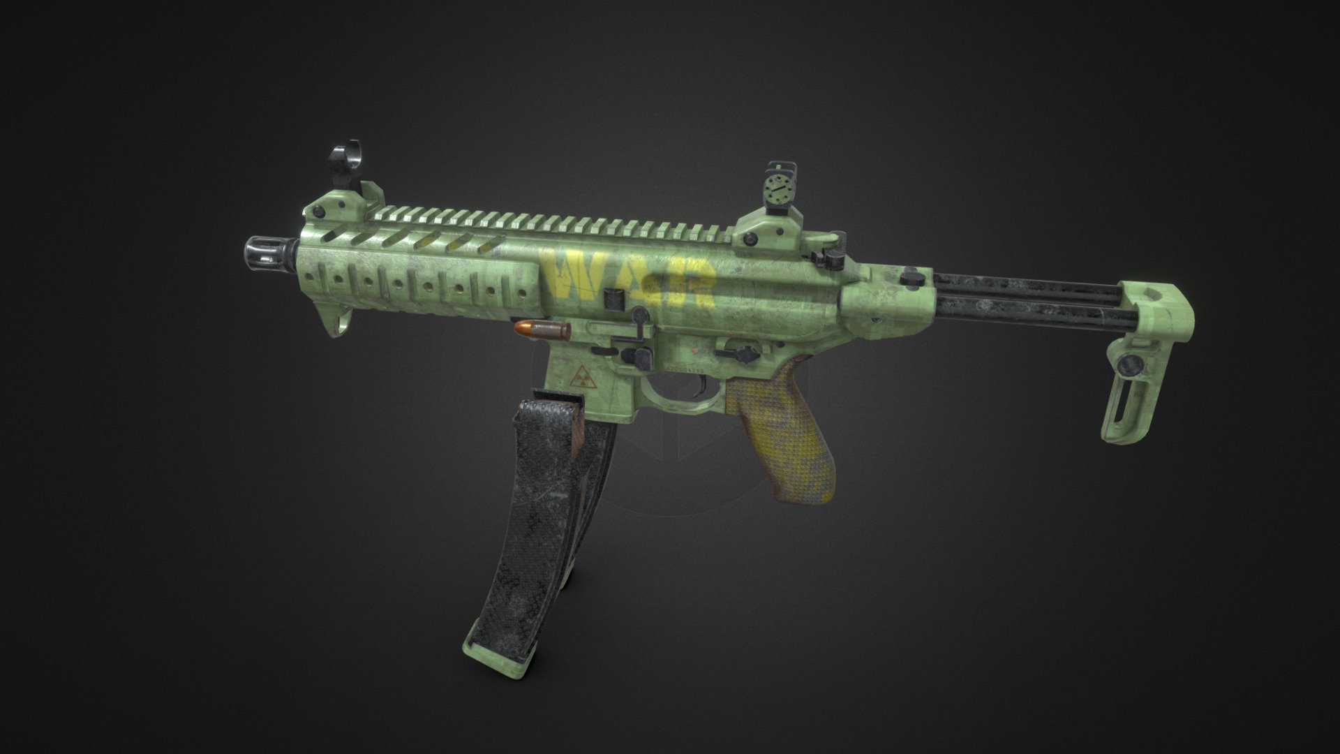 SIG MP GUN With Military Skin - Buy Royalty Free 3D model by Somnath ...