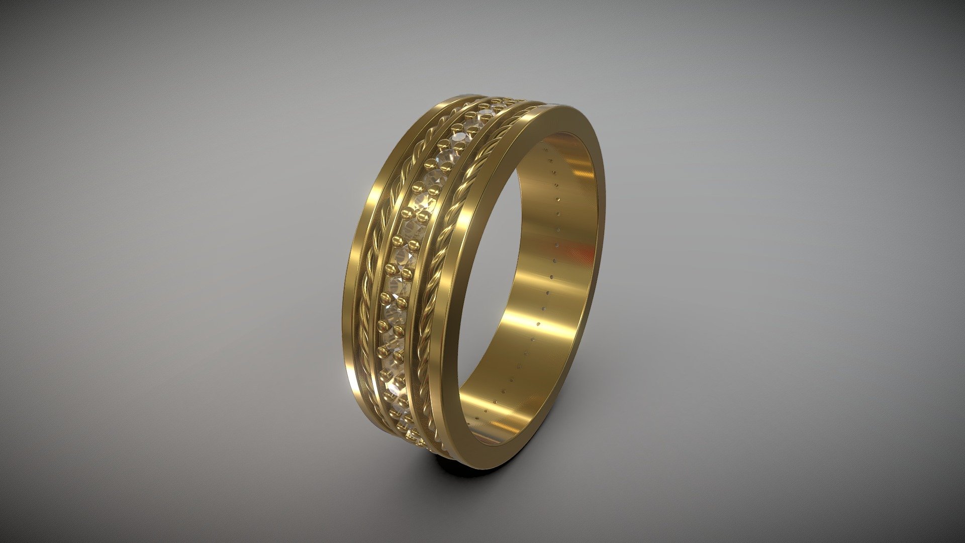 Wedding Ring - 3D model by stella.apparatus [ebe94c9] - Sketchfab