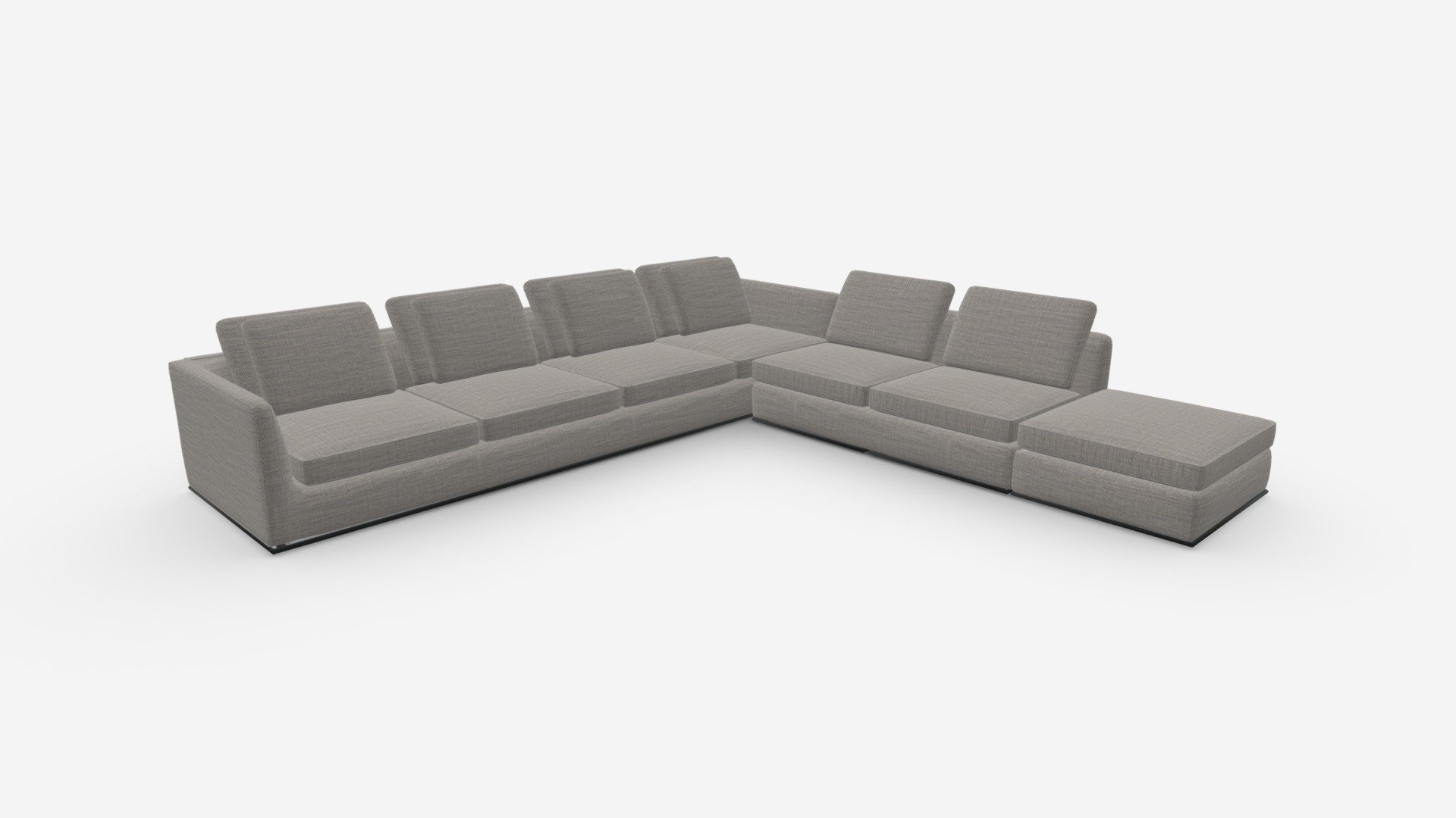 3. Sofá Brunello - Brum Design - 3D model by Arch Tech Tour (@archtechtour) [ebe9b1f] - Sketchfab