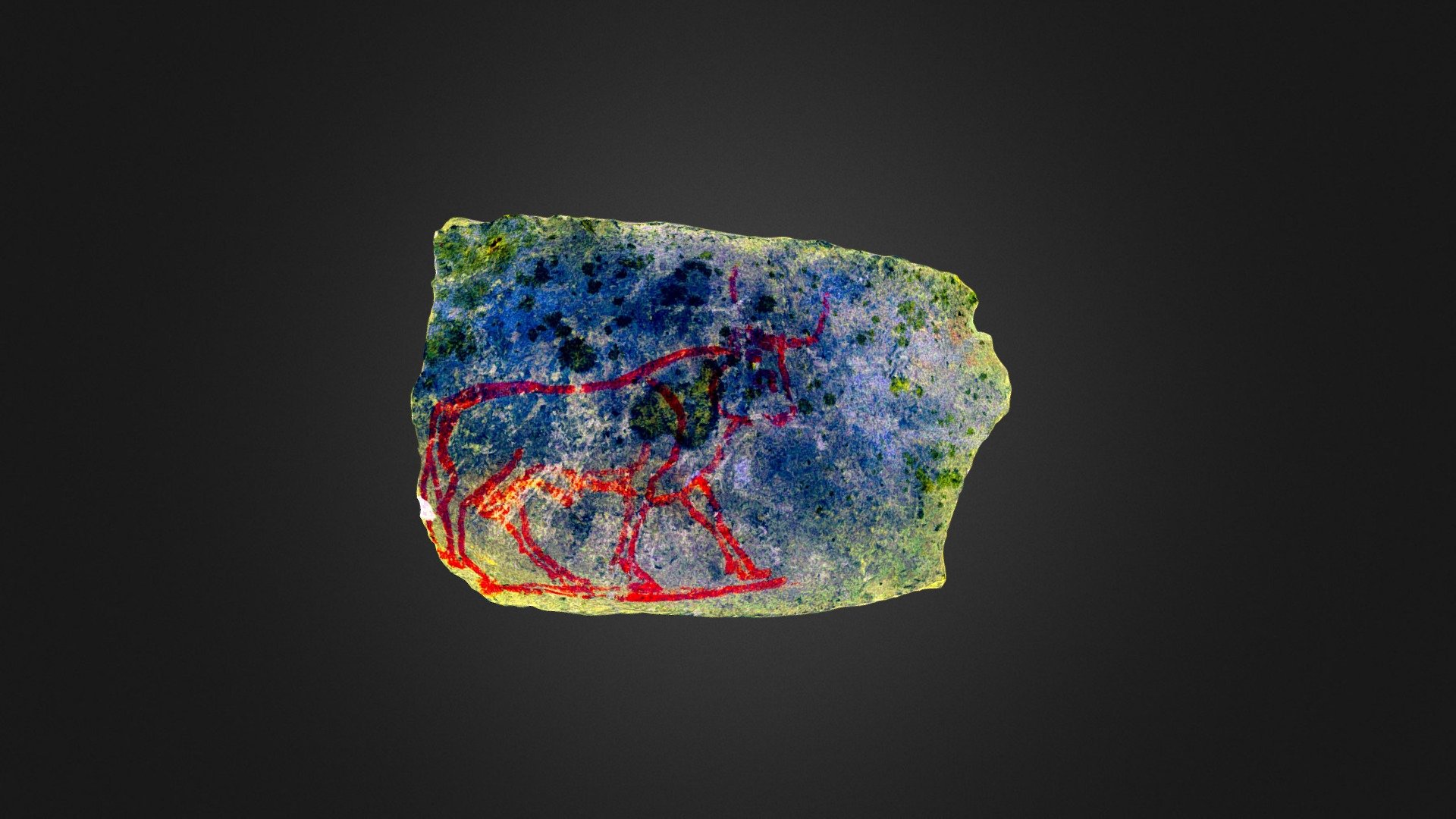 Trial Sherd - Method 1 DStretch® LDS Scale 20 - 3D model by Archaeology ...