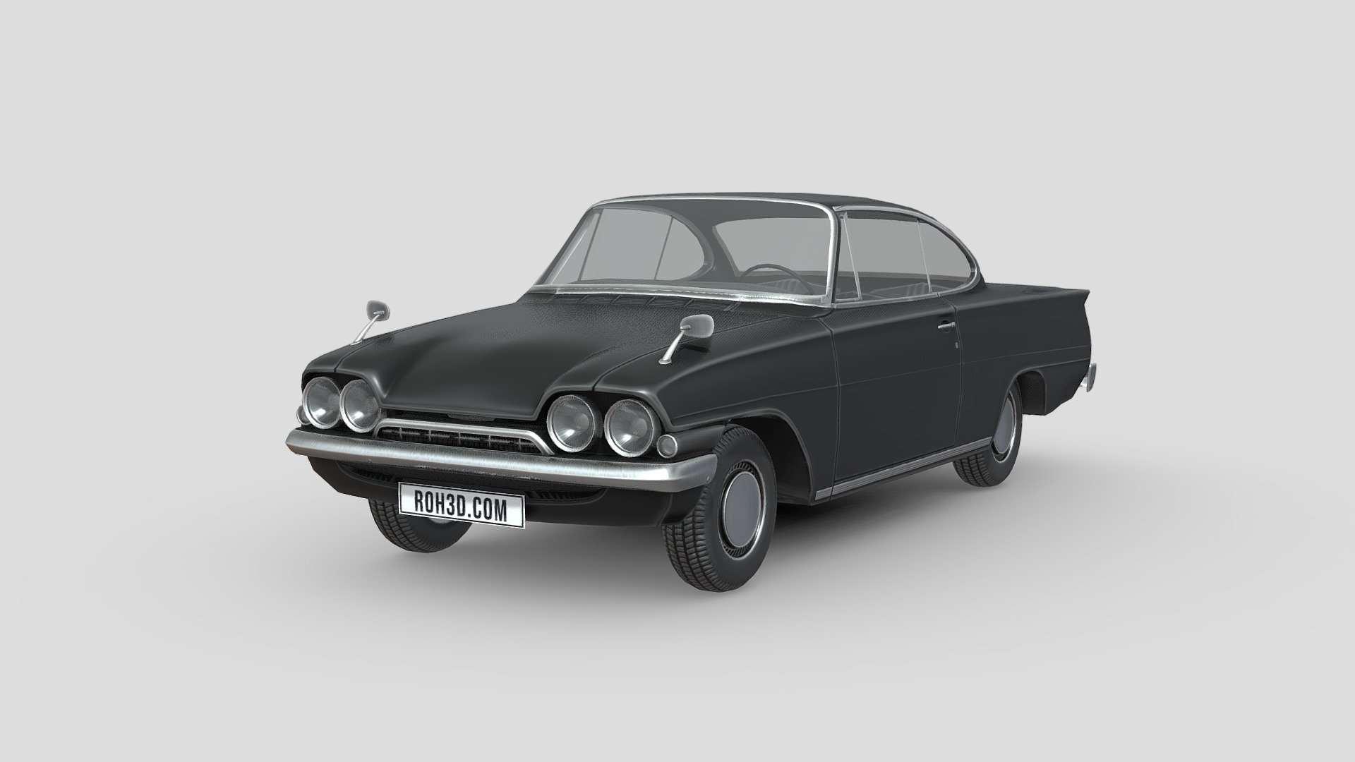 Low Poly Car - Ford Consul Capri 1961 - Buy Royalty Free 3D model by ...