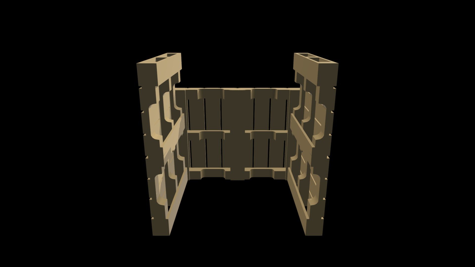Pallet Fort 3 2 - 3D model by Kaosureikon [ebed00a] - Sketchfab