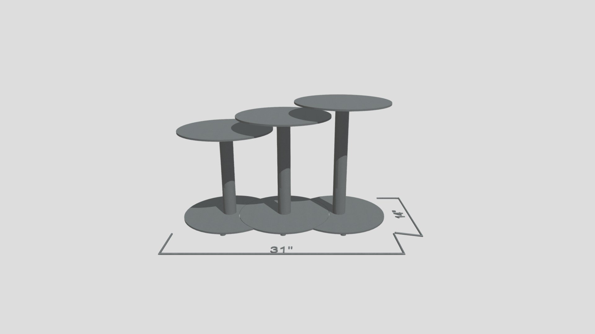 H20 Side Table - Download Free 3D model by gbfurnishings [ebef7ed ...