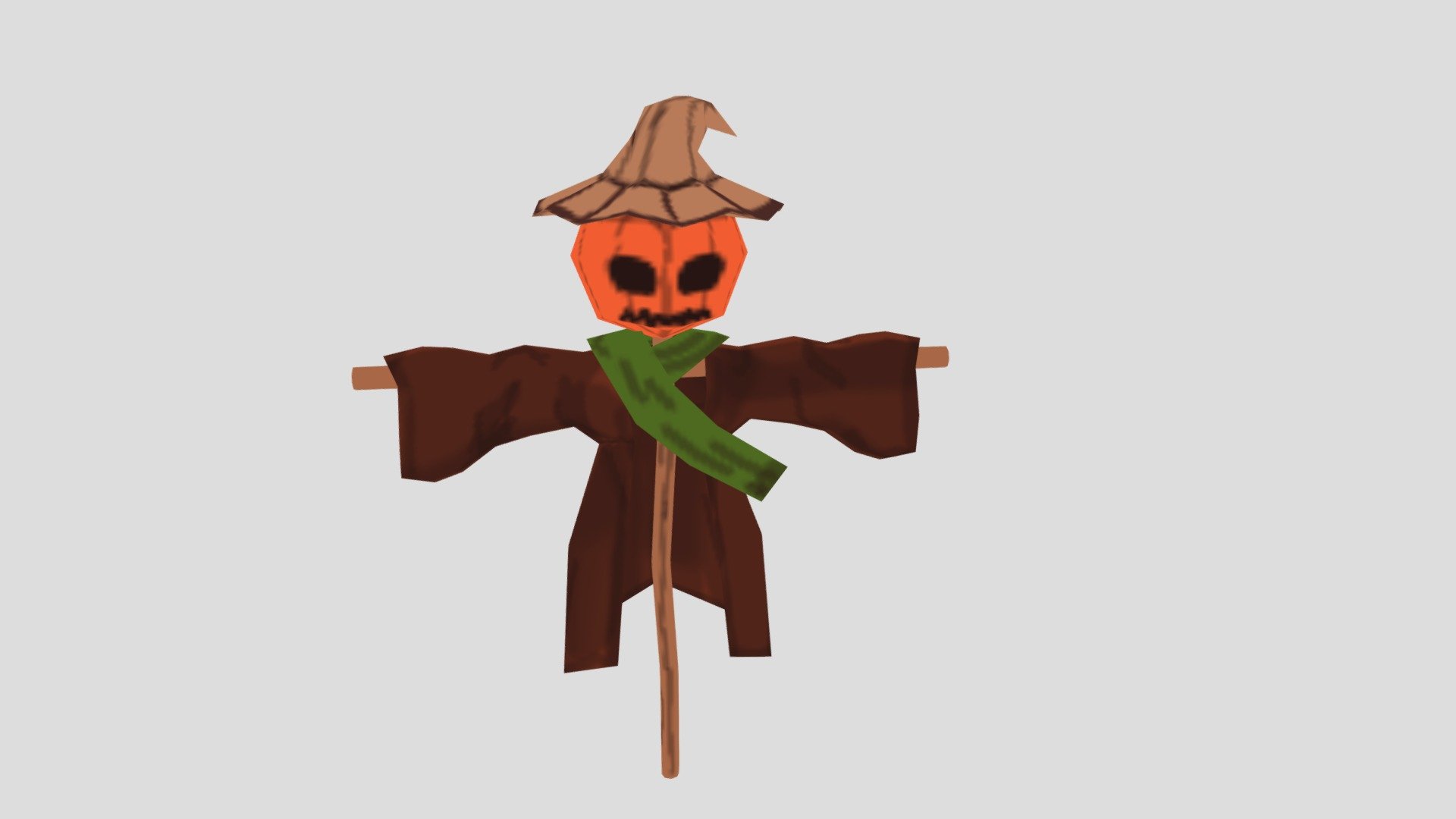 scarecrow low poly game ready - Download Free 3D model by DynamicSAV ...