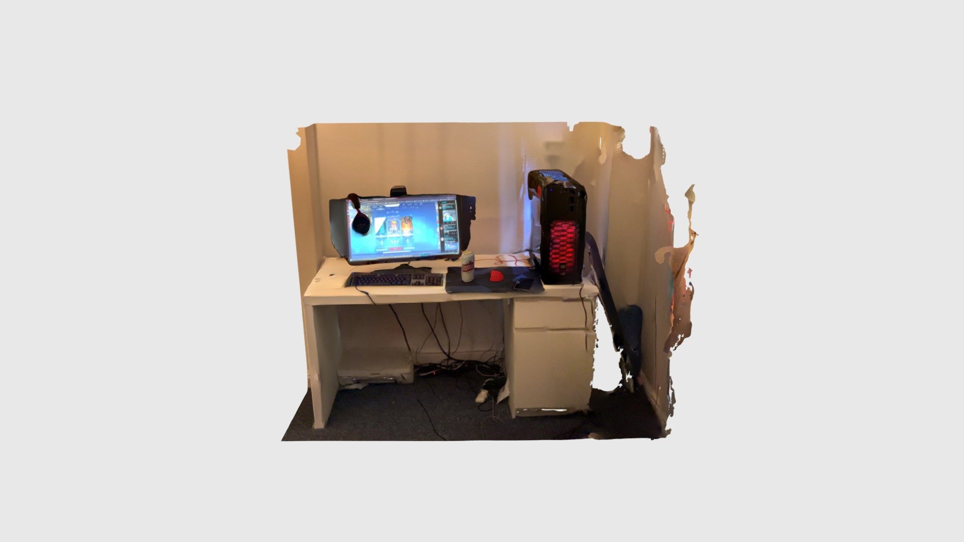 My messy setup as a scuffed 3d scan xD … - Download Free 3D model by ...
