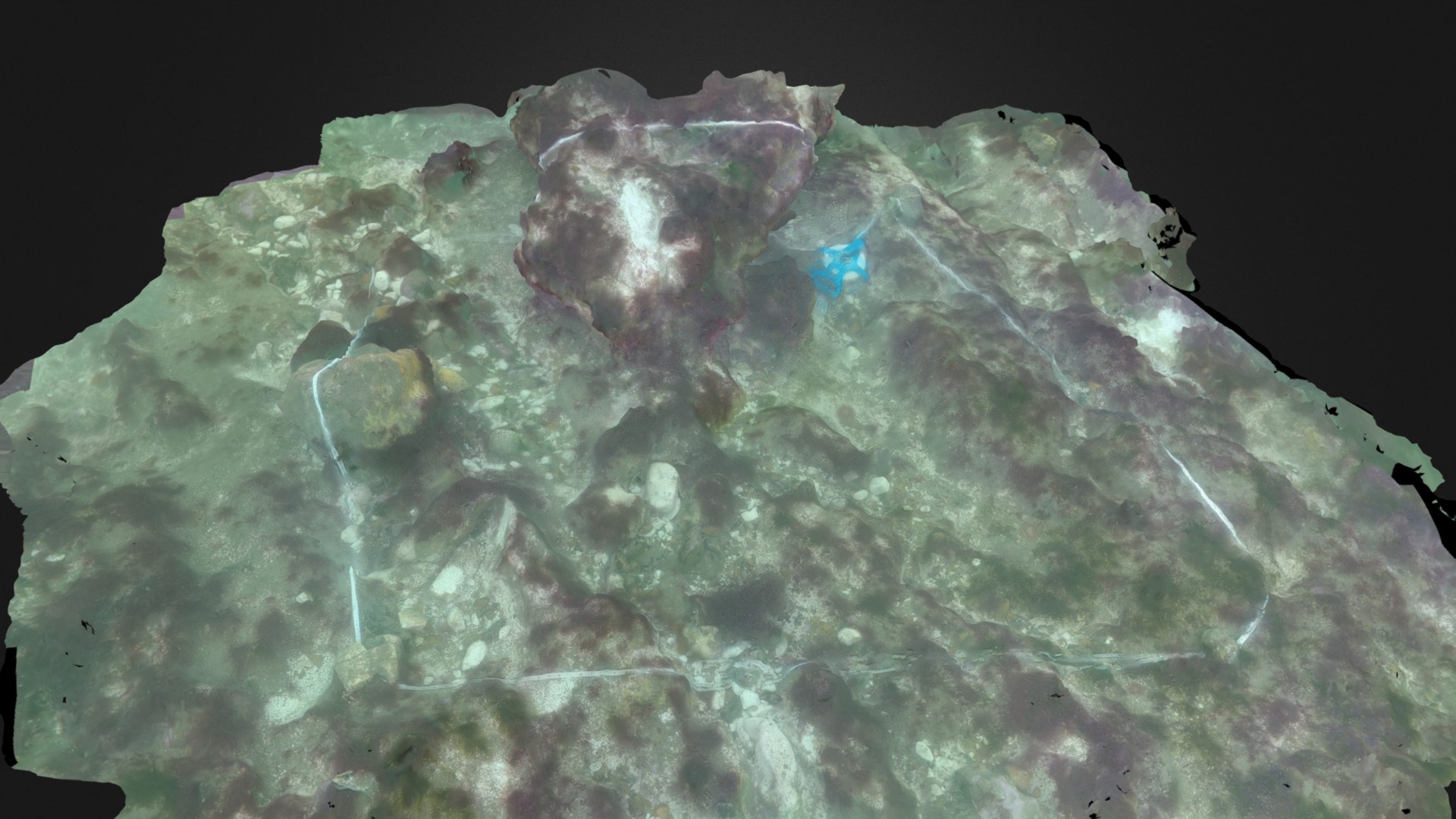 Chalk reef quadrat 2 (East Runton, Norfolk, UK) - 3D model by Jon ...