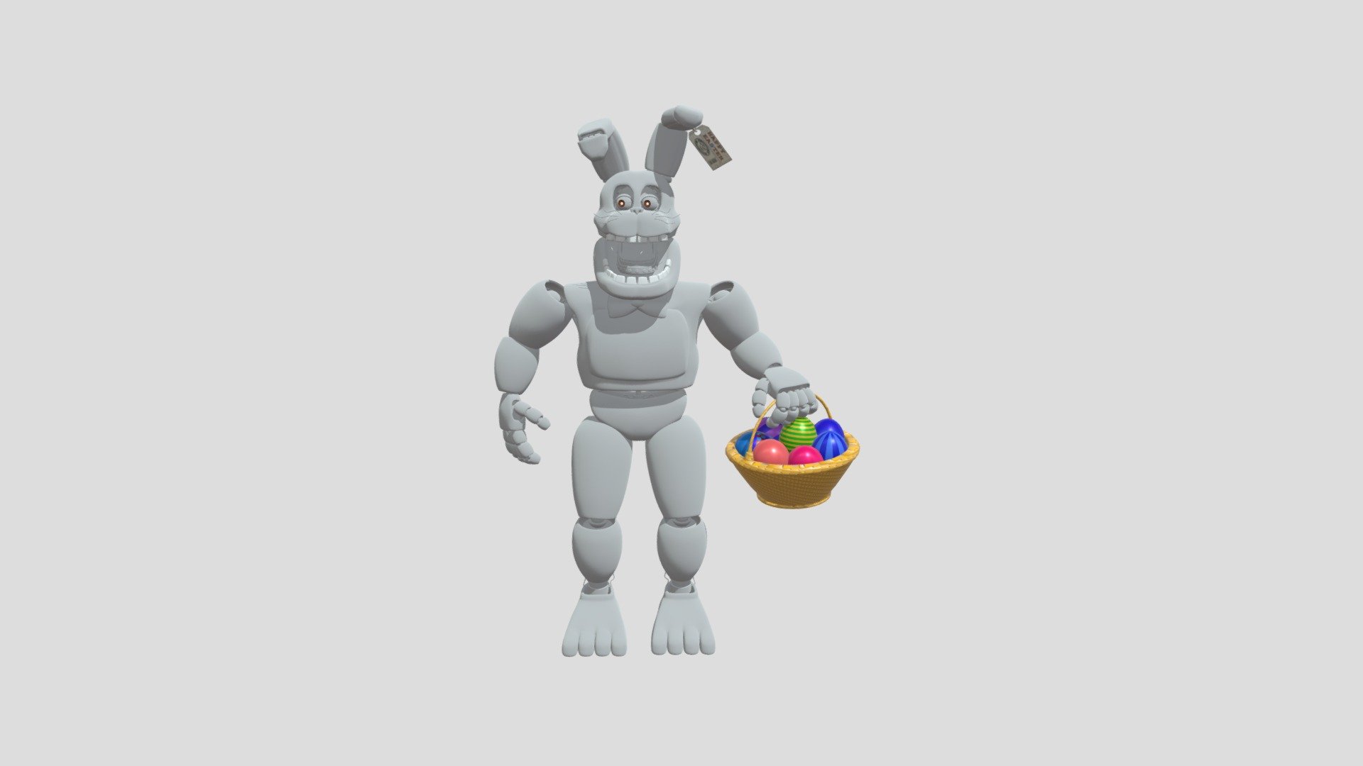 Unnightmare Easter Bonnie - Download Free 3D model by dwall8611 ...