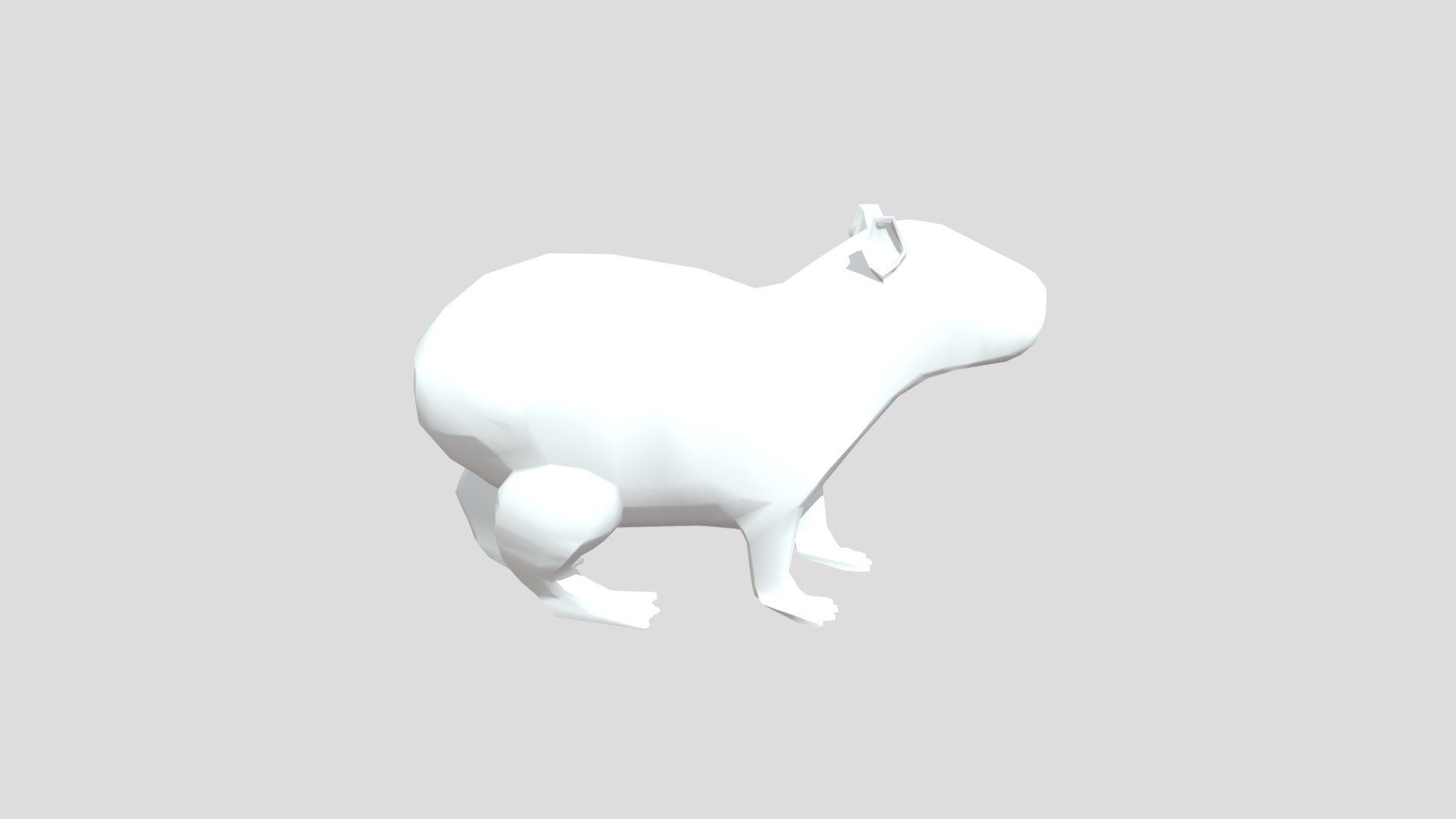 Capybara2 - Download Free 3D model by RedHeadCaitlin [ebf436d] - Sketchfab