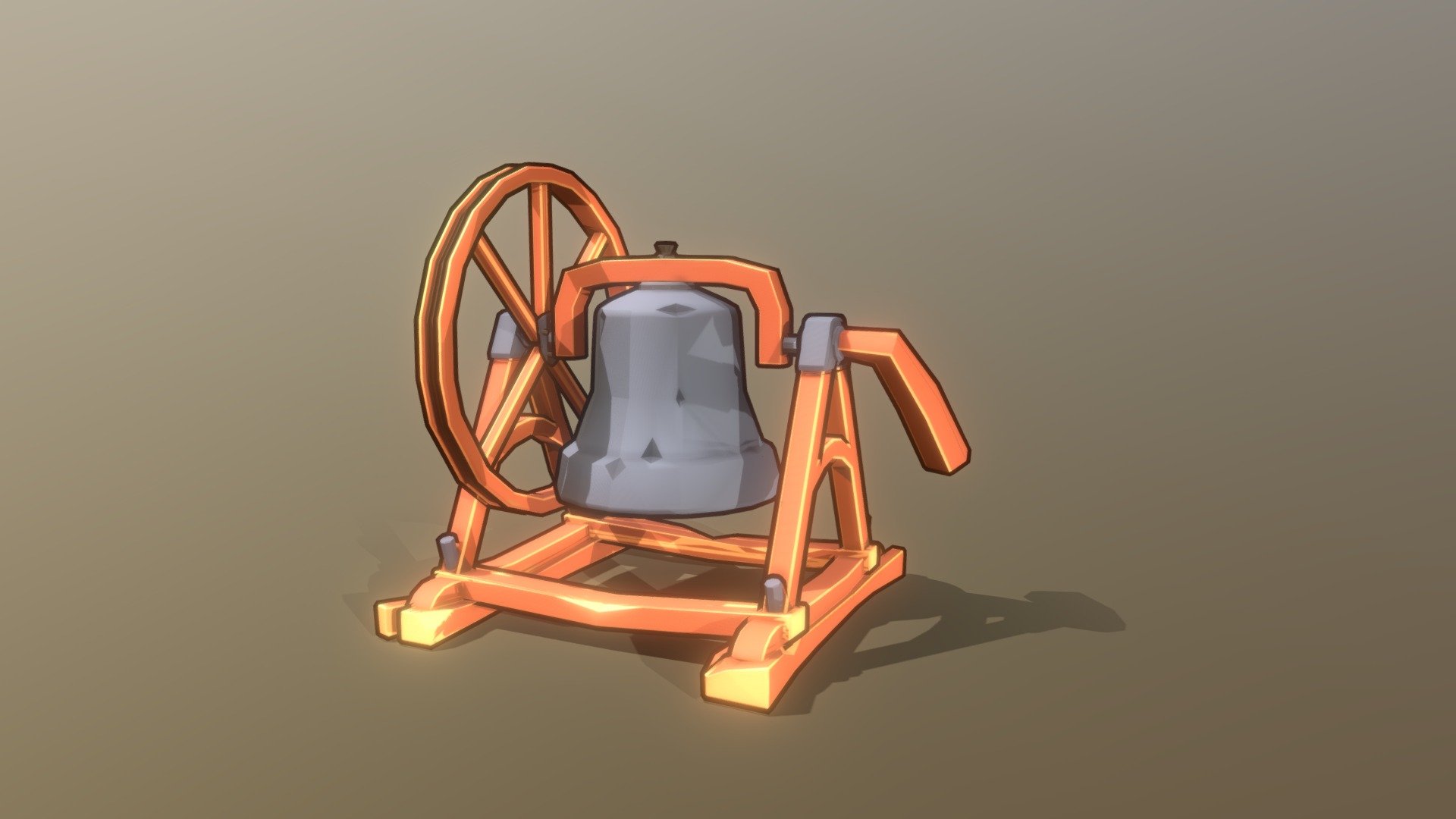 Stylized Town Bell - 3D model by AaronHB [ebf551c] - Sketchfab