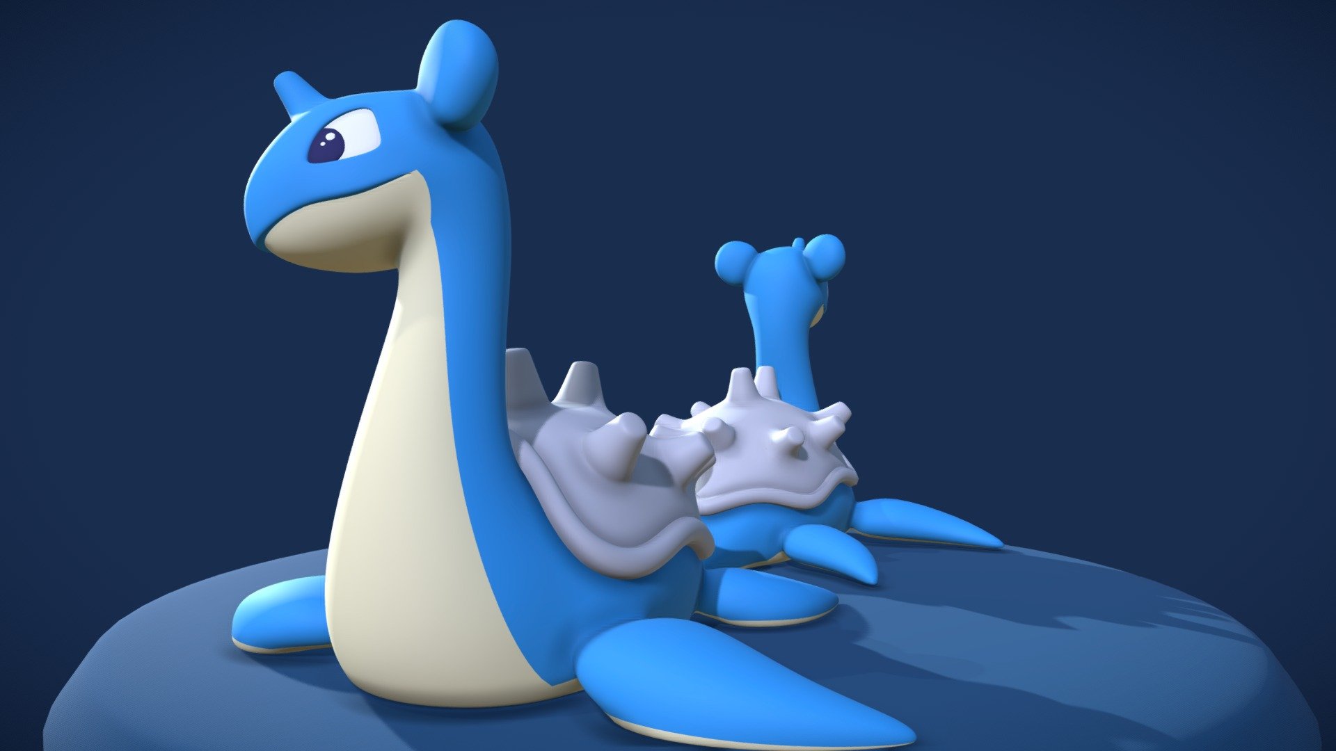 Lapras - Buy Royalty Free 3D model by Gianmarco (@GianmArt) [ebf616f ...