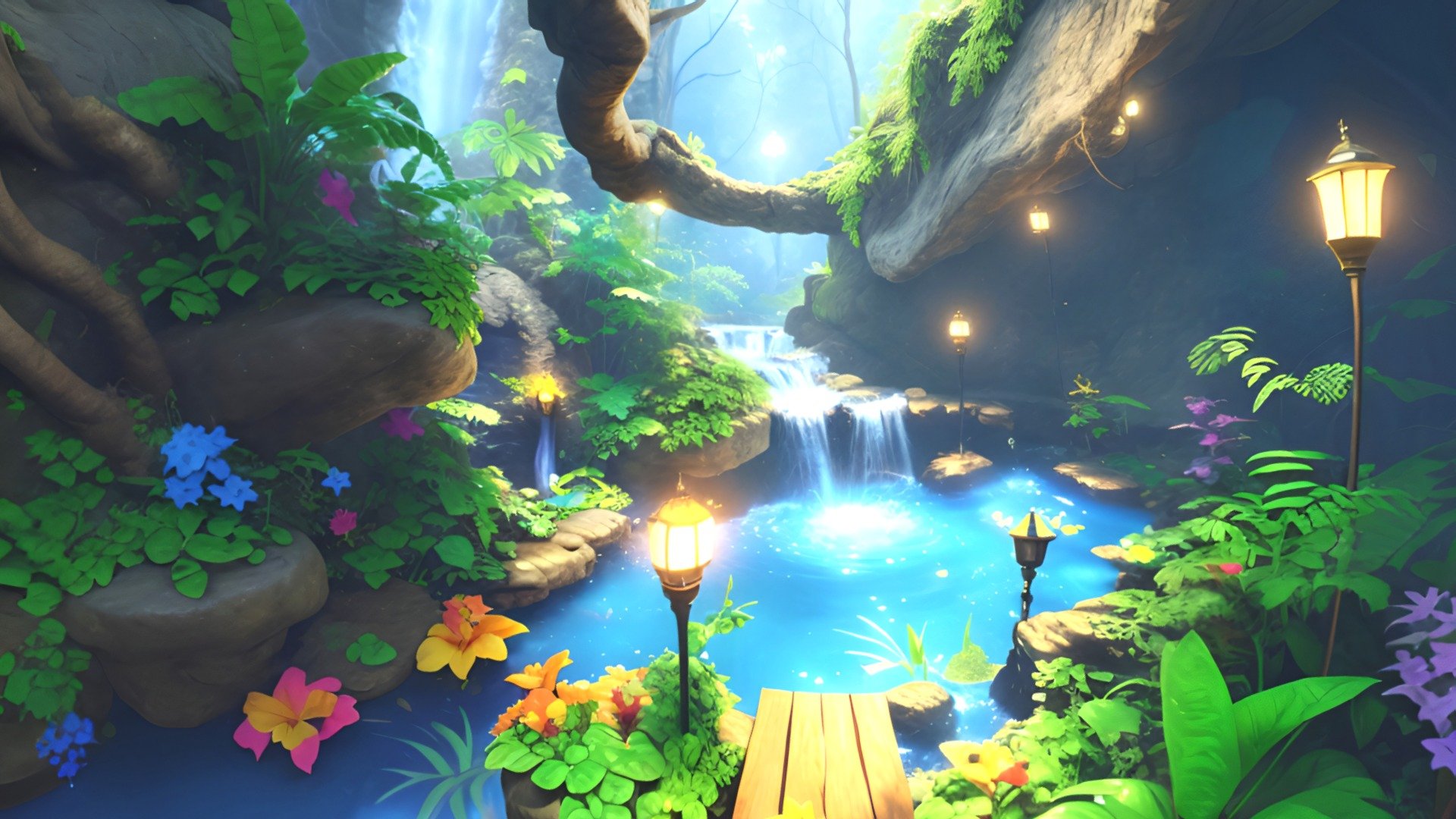 HDRI Tropical Forest Stylized E - Buy Royalty Free 3D model by Ionut81 ...