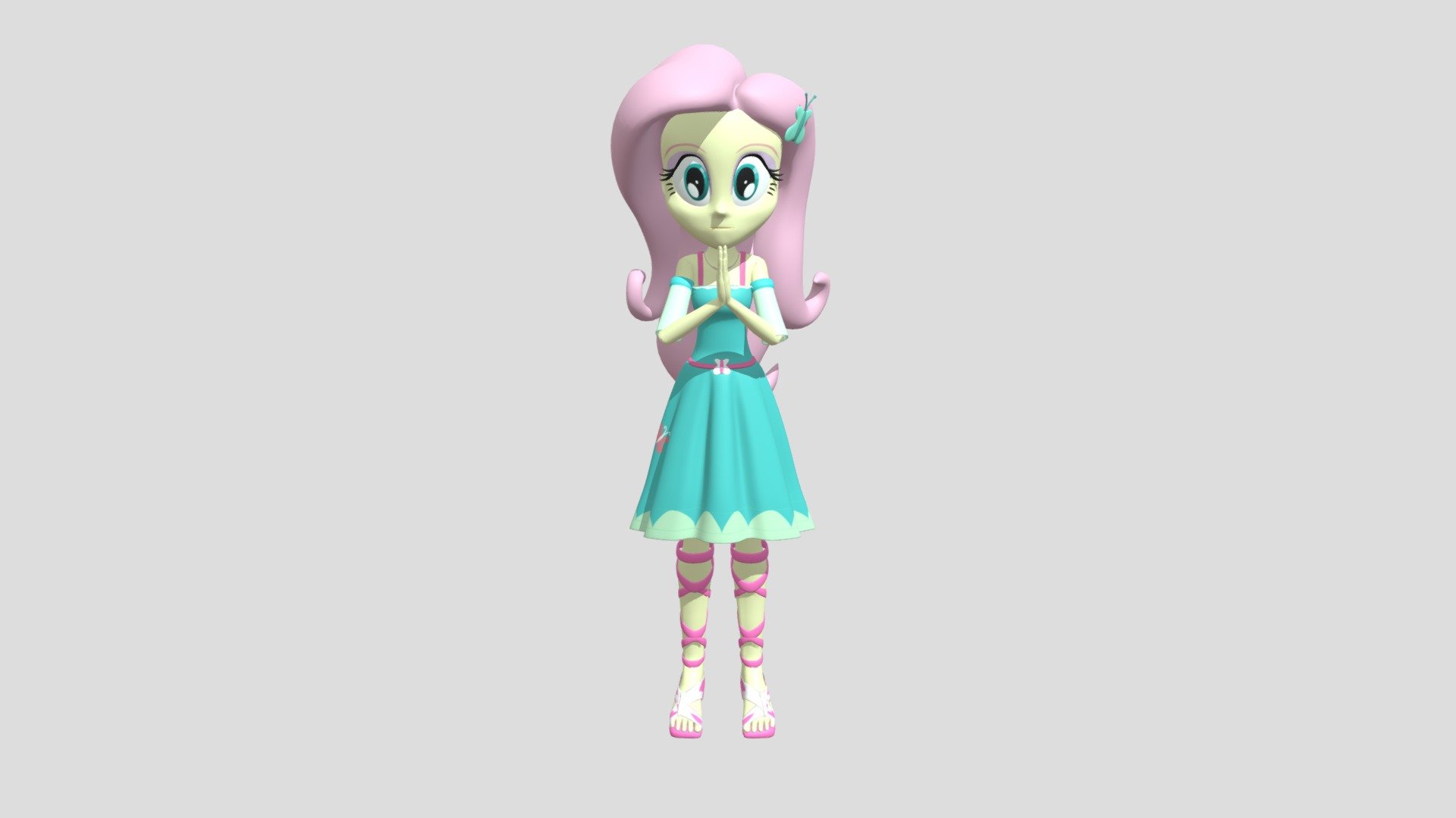 fluttershy meditating - Download Free 3D model by XxDeafYesxx [ebf79b4 ...