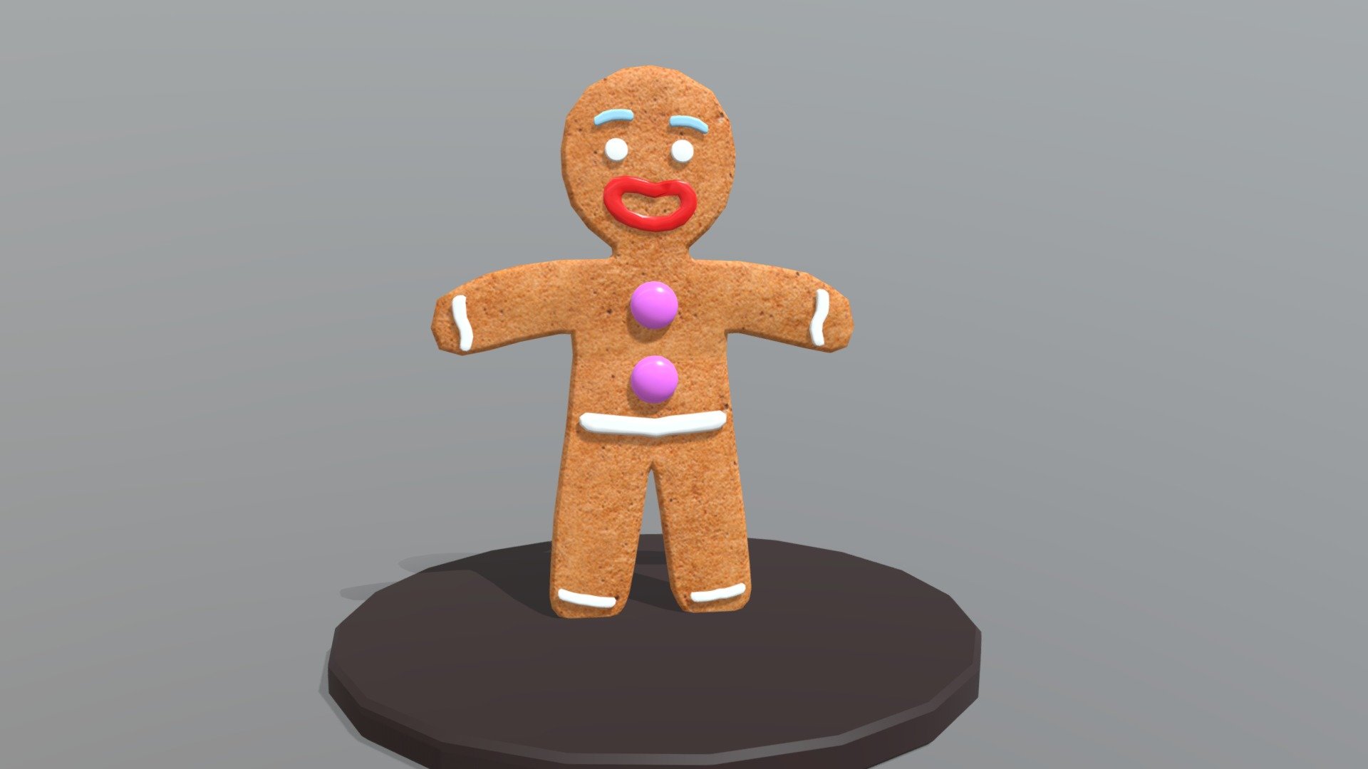 Christmas Gingerbread Man - Buy Royalty Free 3D model by Ainaritxu14 ...