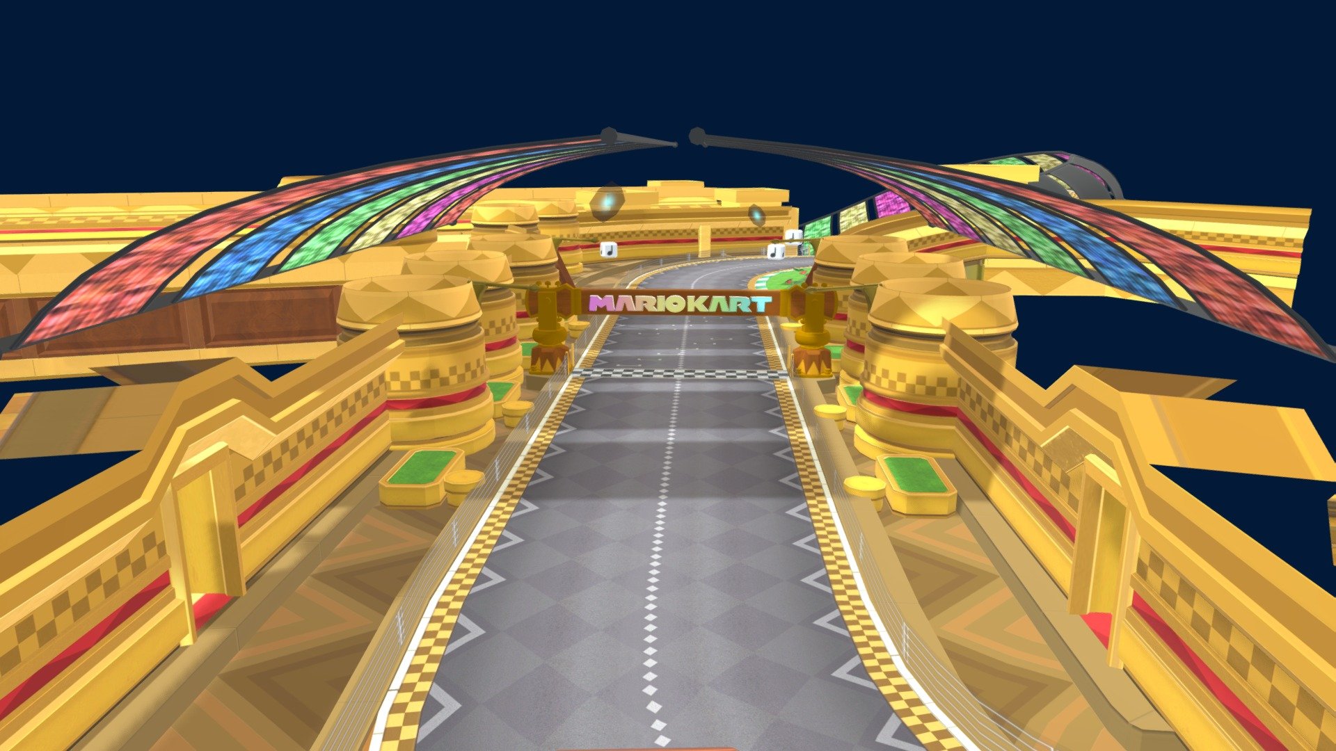 Wii U - Mario Kart 8 - 3DS Music Park - Download Free 3D model by H ...