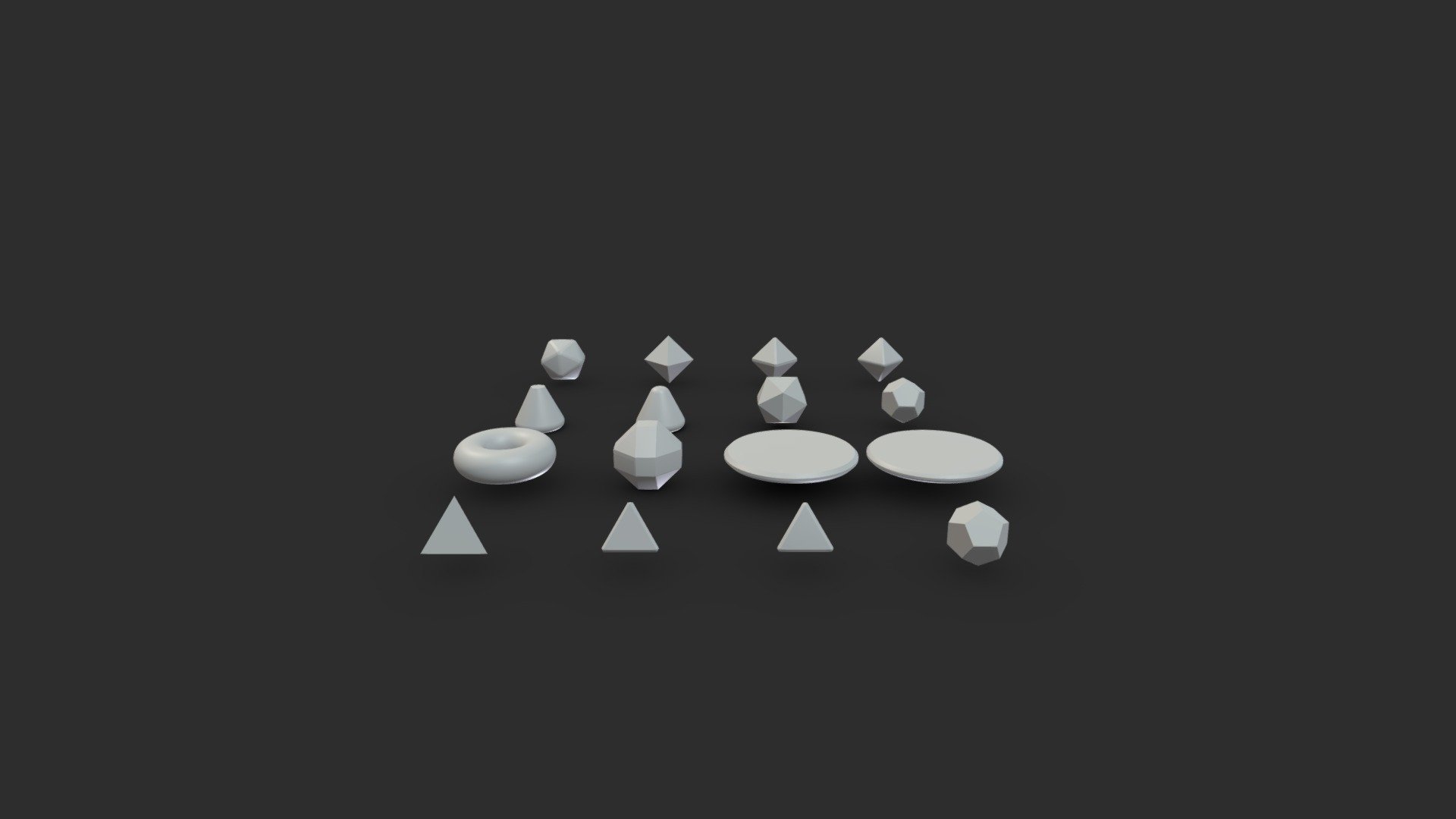 Simple Shapes Pack A1 - Download Free 3D model by KJ (@kj3dx) [ebfbd98 ...