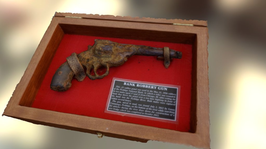 Bank Robbery Gun - 3D model by xanscan [ebfc4cb] - Sketchfab