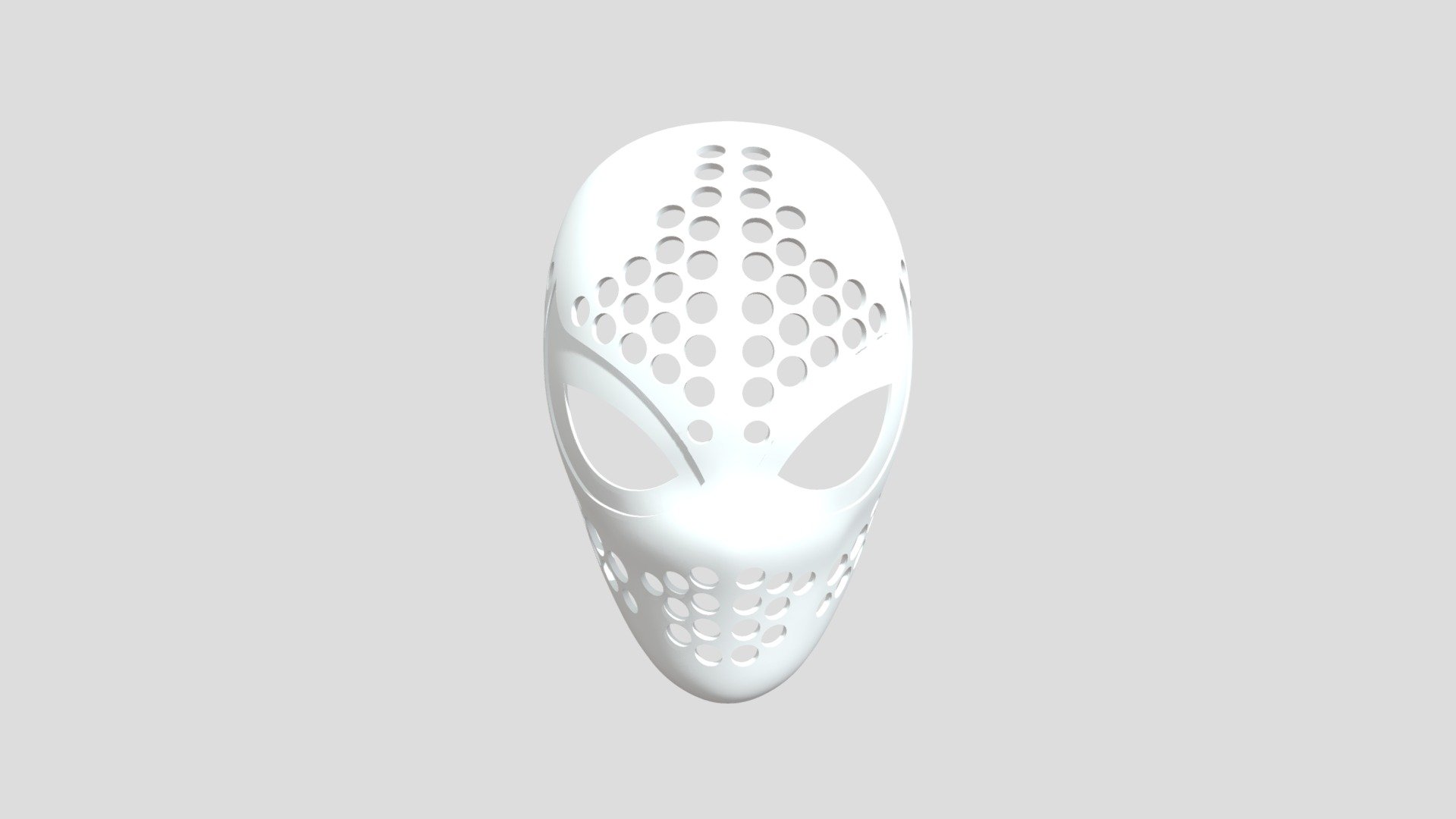 Spiderman Far From Home Face Shell With Holes - Download Free 3D model ...