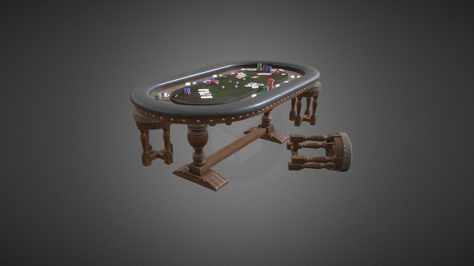 poker_table - 3D model by irenokh22 [ebfe3f4] - Sketchfab