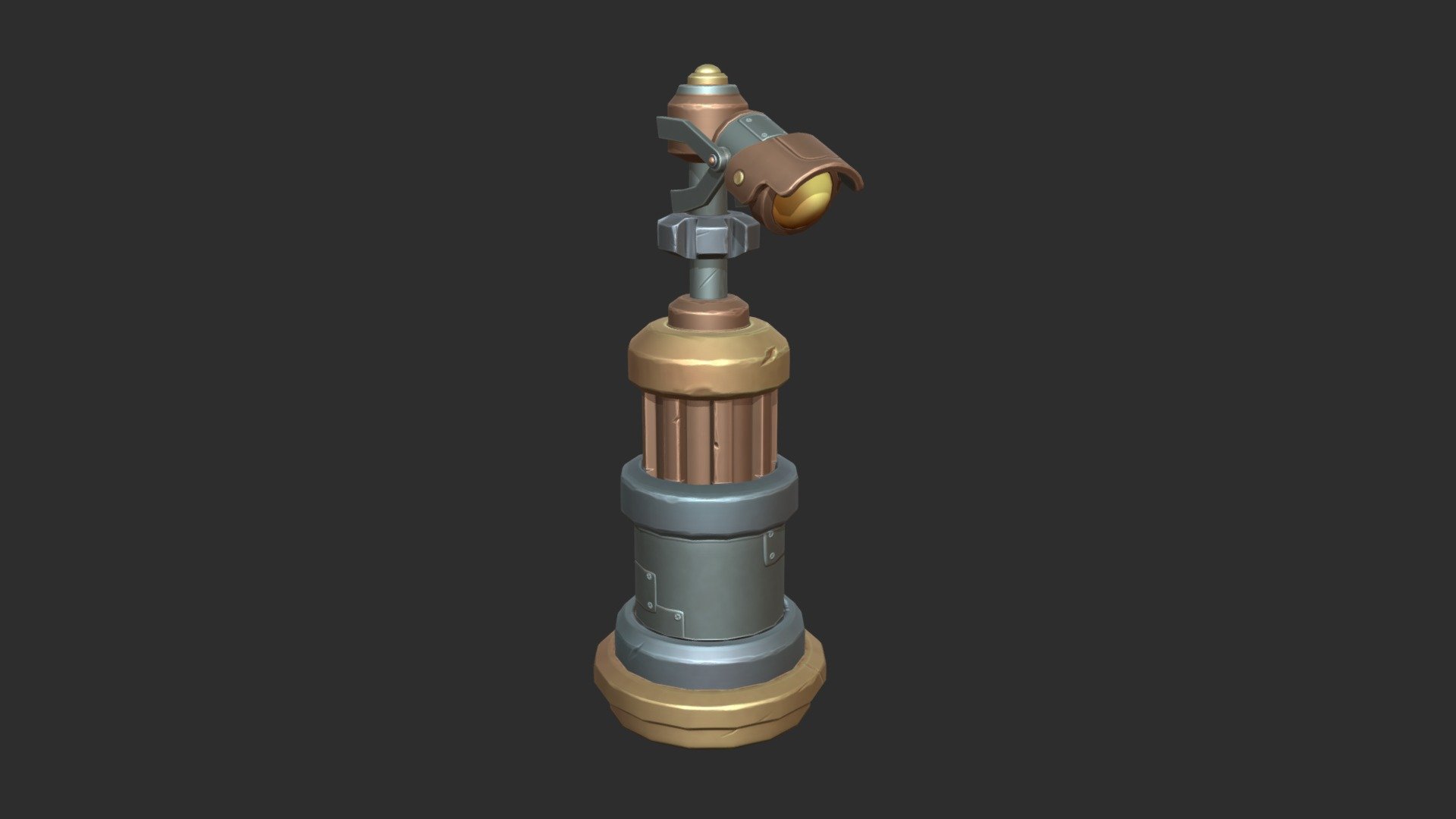 WoW Fanart - Rustbolt Lamp (WIP) - 3D model by Torch (@Torchy) [ec00359 ...