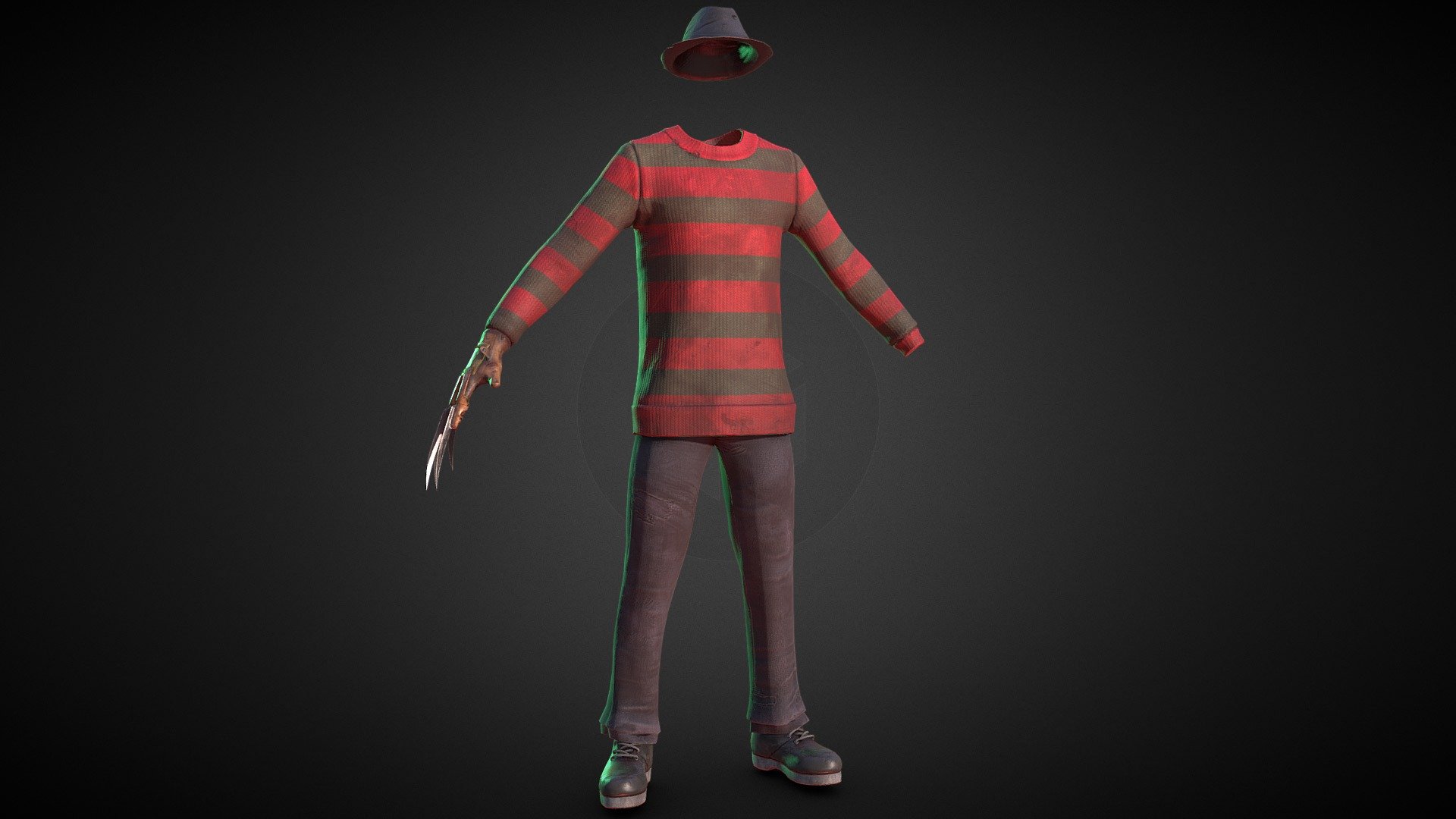 Halloween_Freddy's Costume Set - Buy Royalty Free 3D model by Armored ...