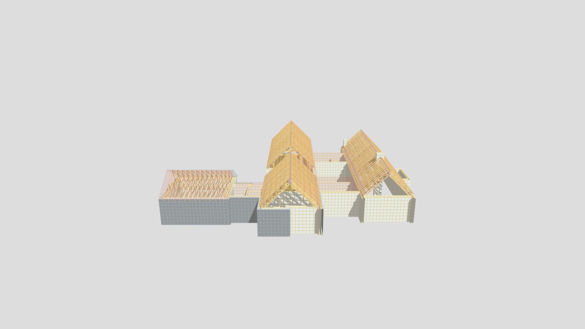 House_-_ Roof_ Design - 3D model by RoofTrusses2023 [ec02476] - Sketchfab