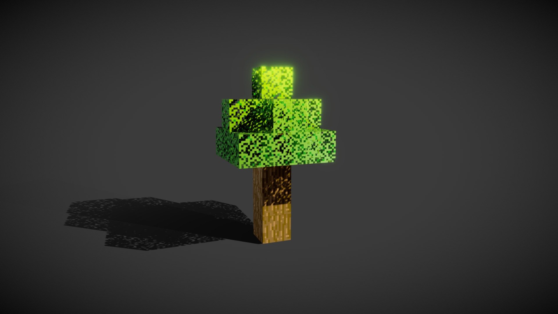 minecraft tree - 3D model by some_retarded_art303 (@ftena1) [ec03418 ...