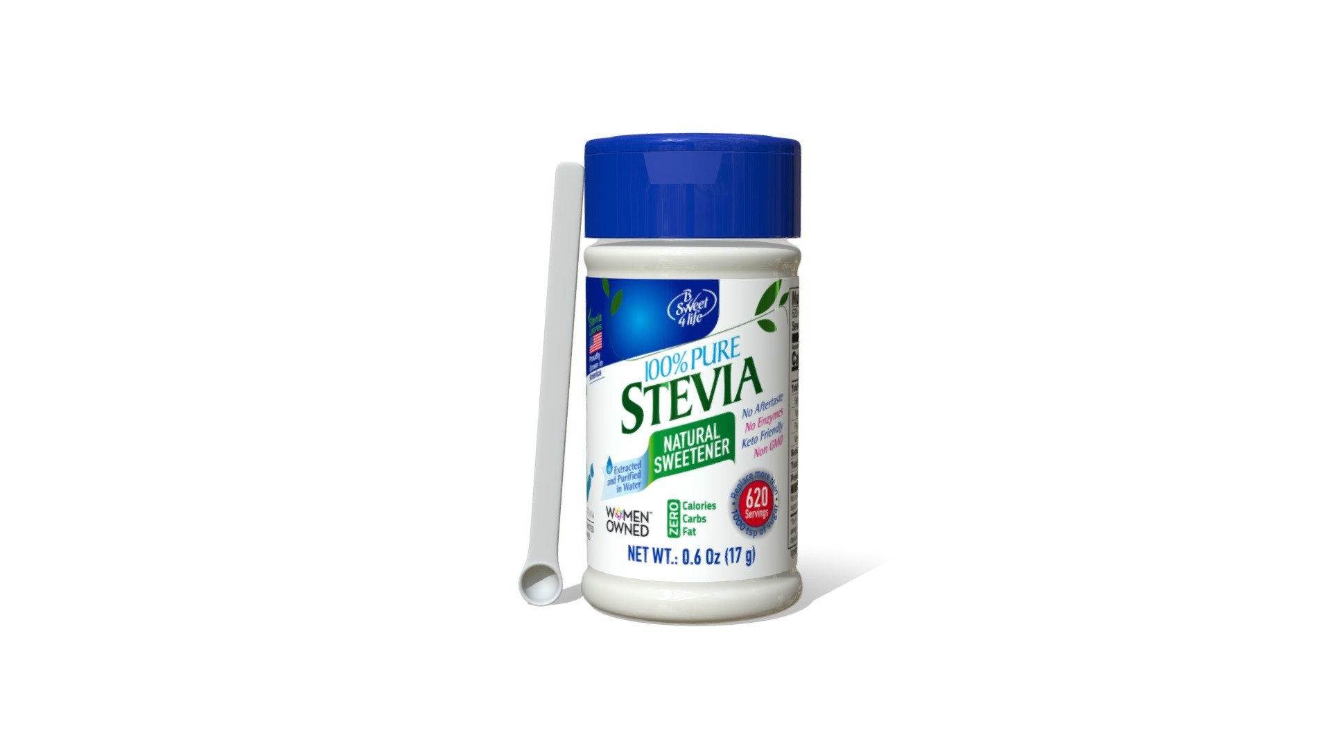 Stevia Pure B Sweet 4 Life 0.6 Oz - 3D model by maittenava [ec03d1c ...
