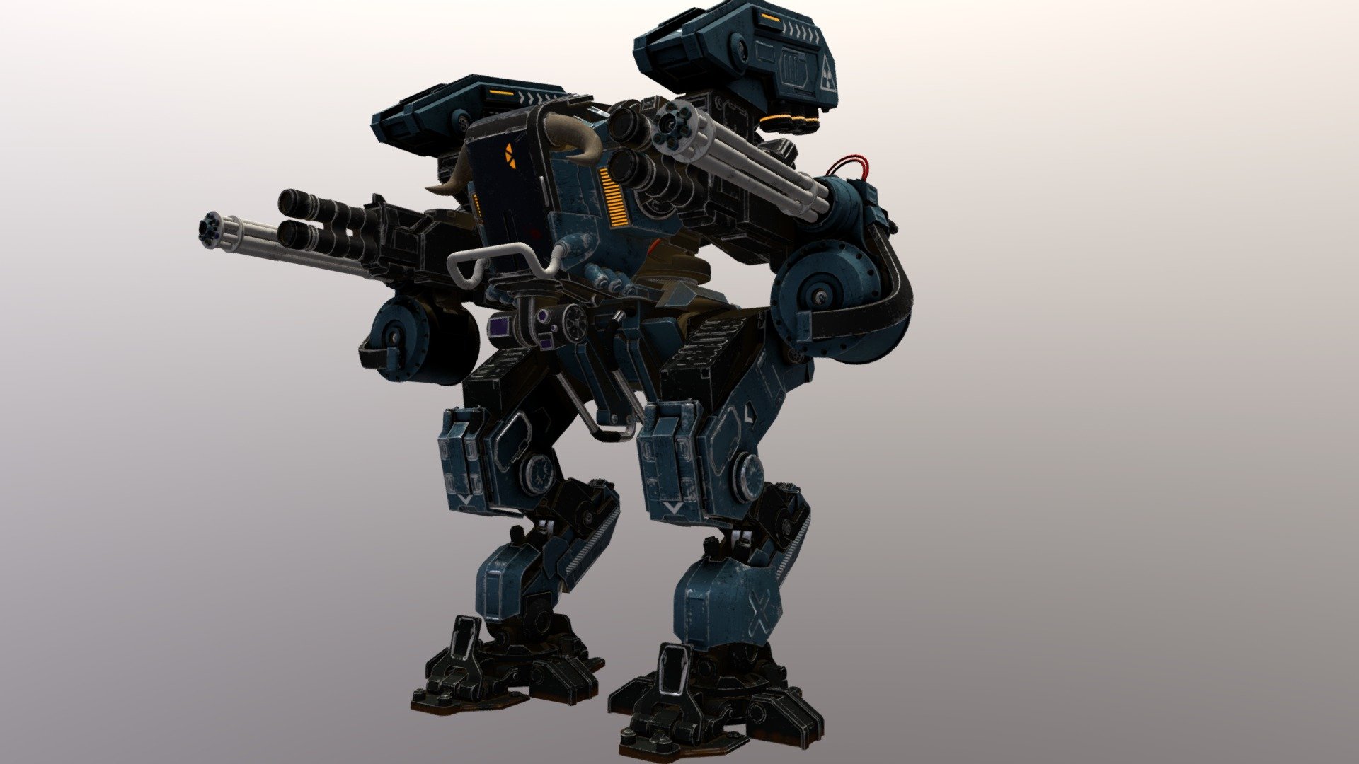 Bull Mech GameModel - 3D model by ReDeadmiel [ec03f2c] - Sketchfab