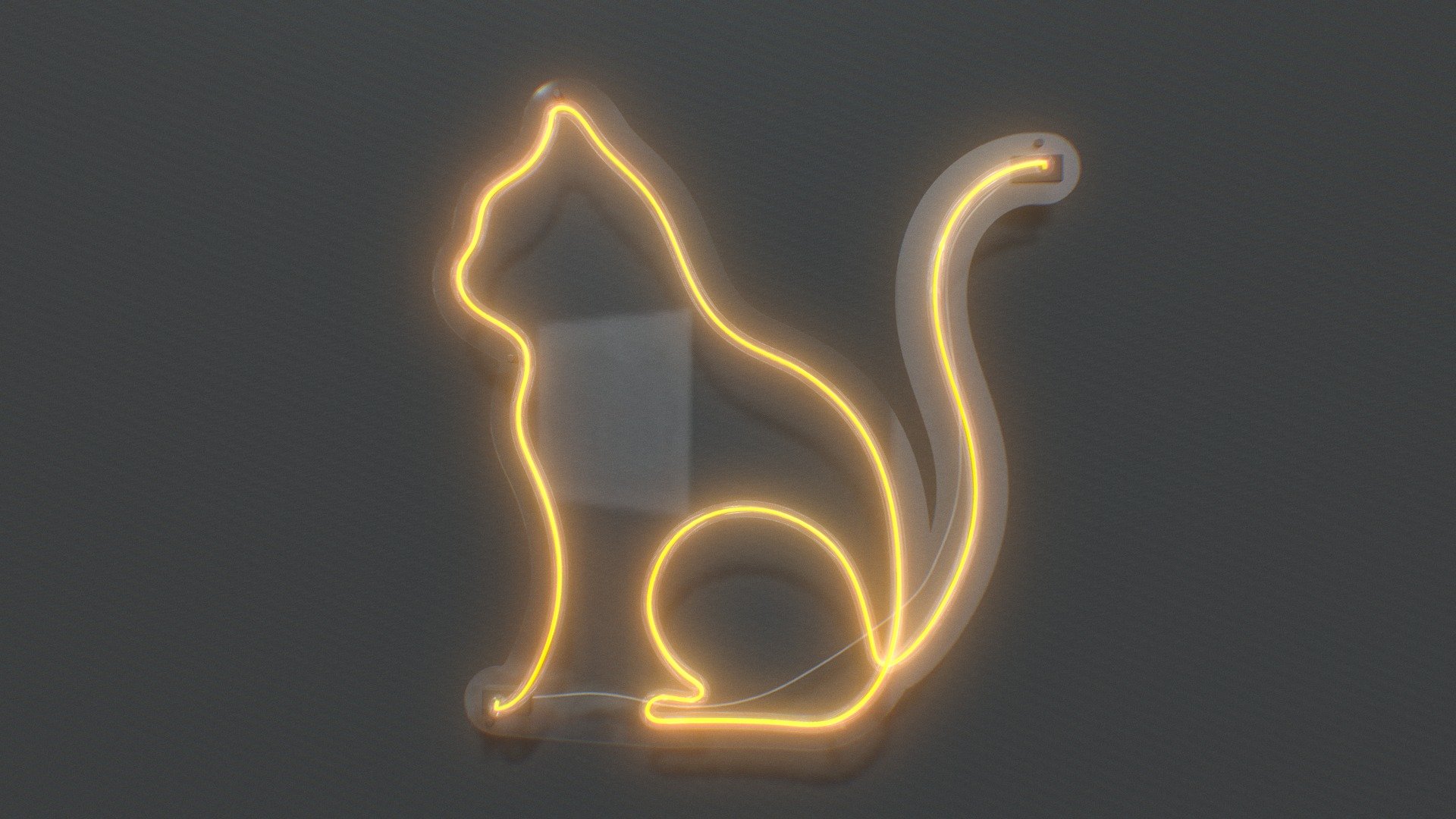 Cat 2 - Neon Sign - Buy Royalty Free 3D model by NEONPLEX [ec0436a ...