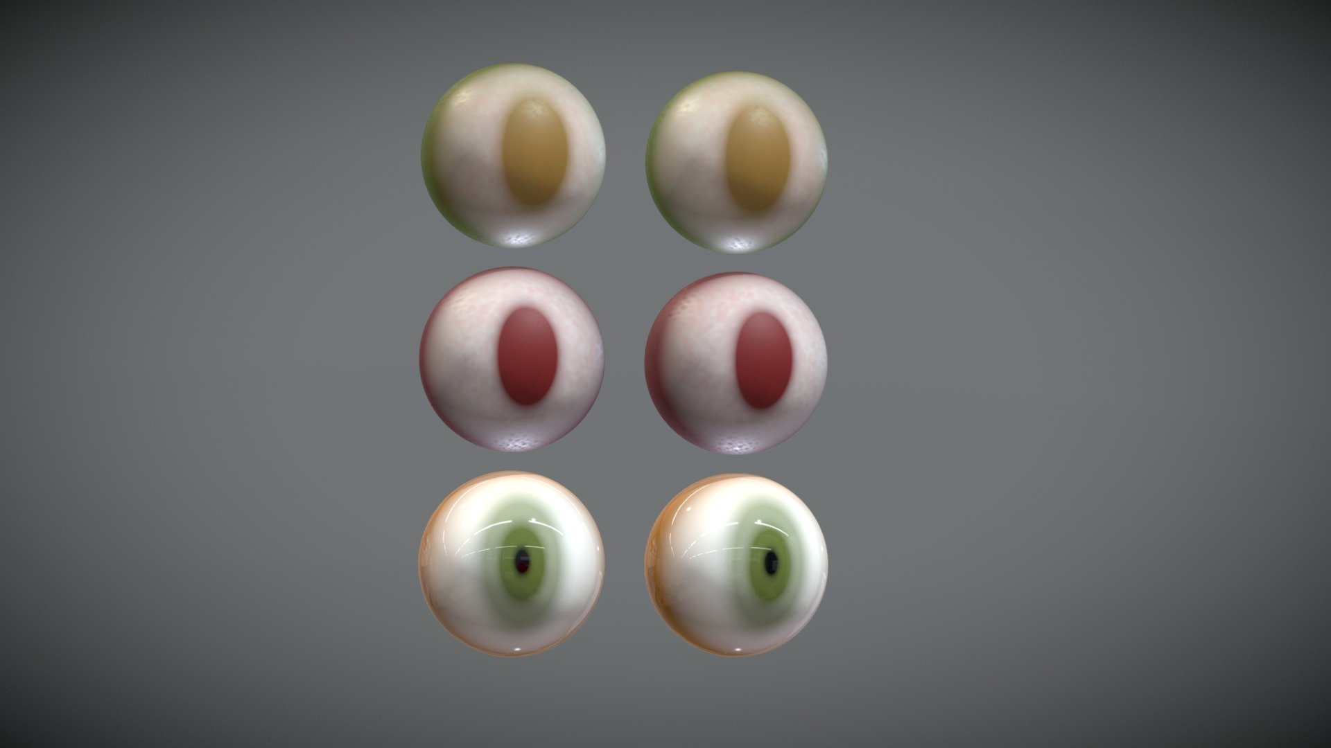 Eyeballs Monster Reptile Eyes - 4k Textures - Download Free 3D model by ...