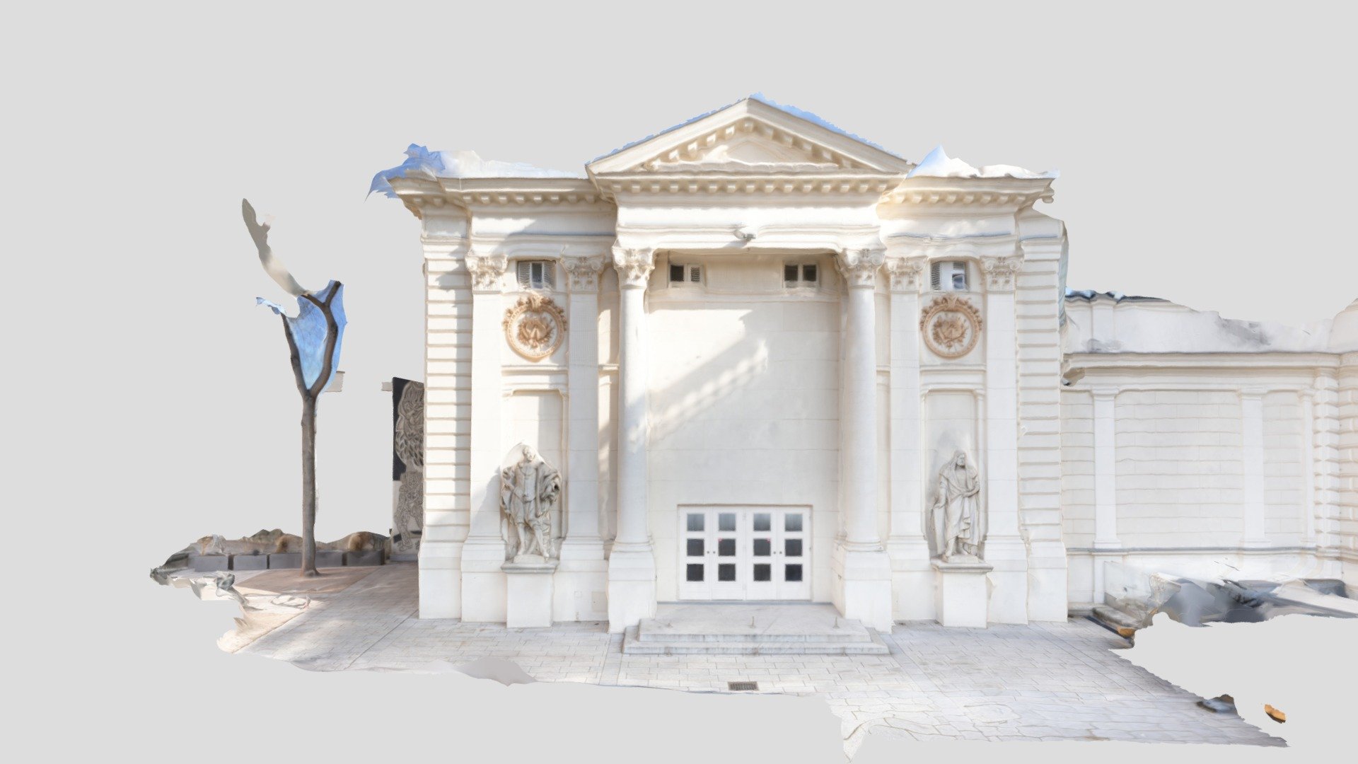 Albertina Modern museum extension, Vienna - 3D model by alula tesfay ...