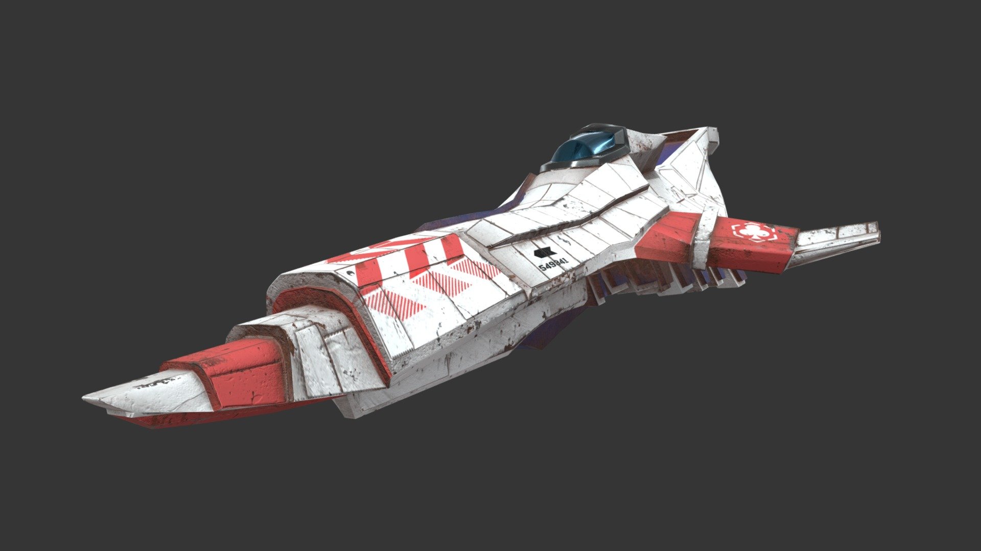 Space ship low poly - 3D model by witold.dlubakowski [ec0a331] - Sketchfab