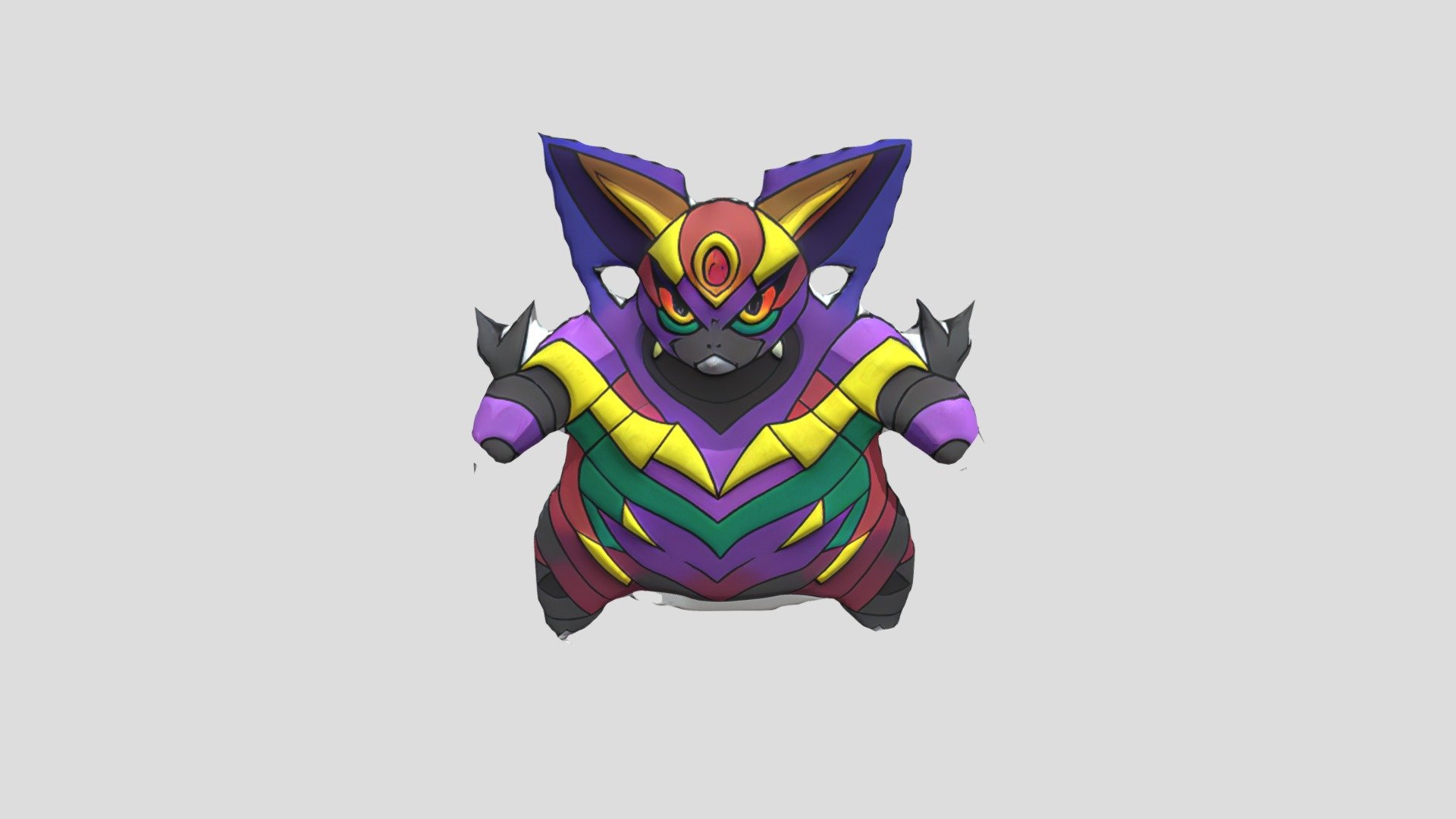 Pokemon Goal 207 - Download Free 3D model by klrxyz [ec0a475] - Sketchfab