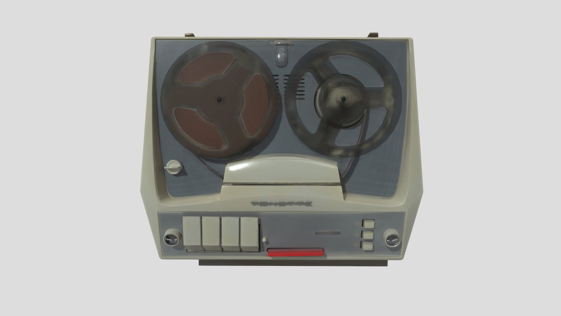 Tonette reel-to-reel tape recorder - Download Free 3D model by Museum ...