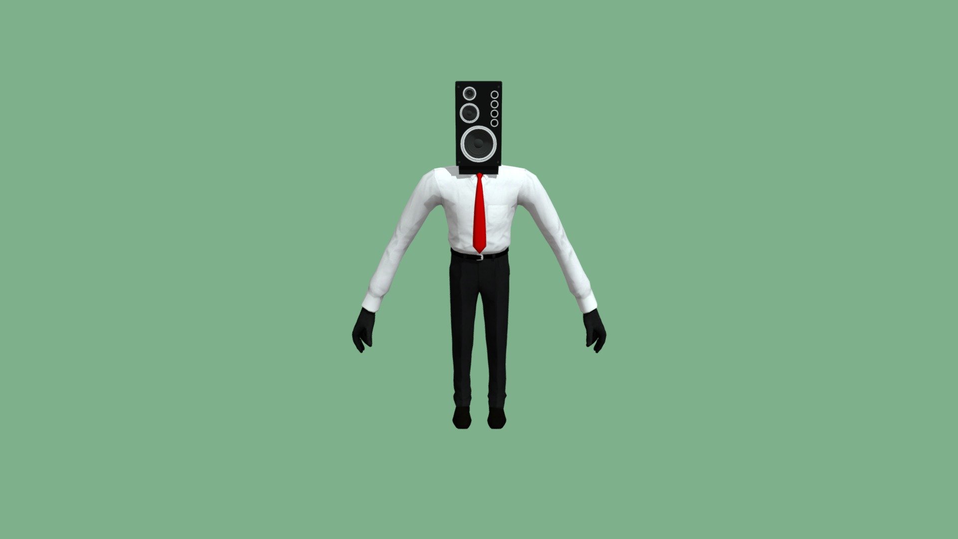 largespeakerman - Download Free 3D model by Cradle of the Cube (@Observer_Terminator) [ec0bded ...