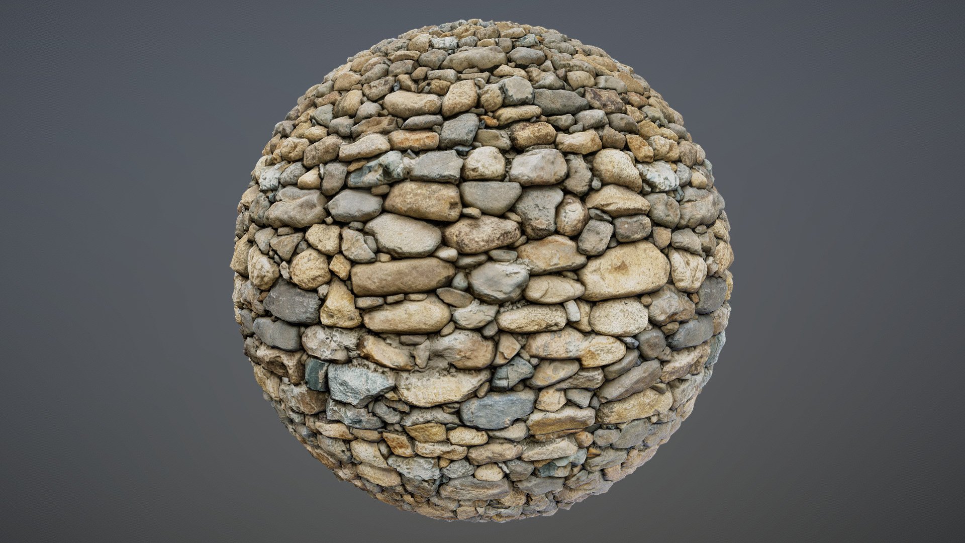 Stone Wall PBR Texture 03 - Buy Royalty Free 3D model by romullus ...