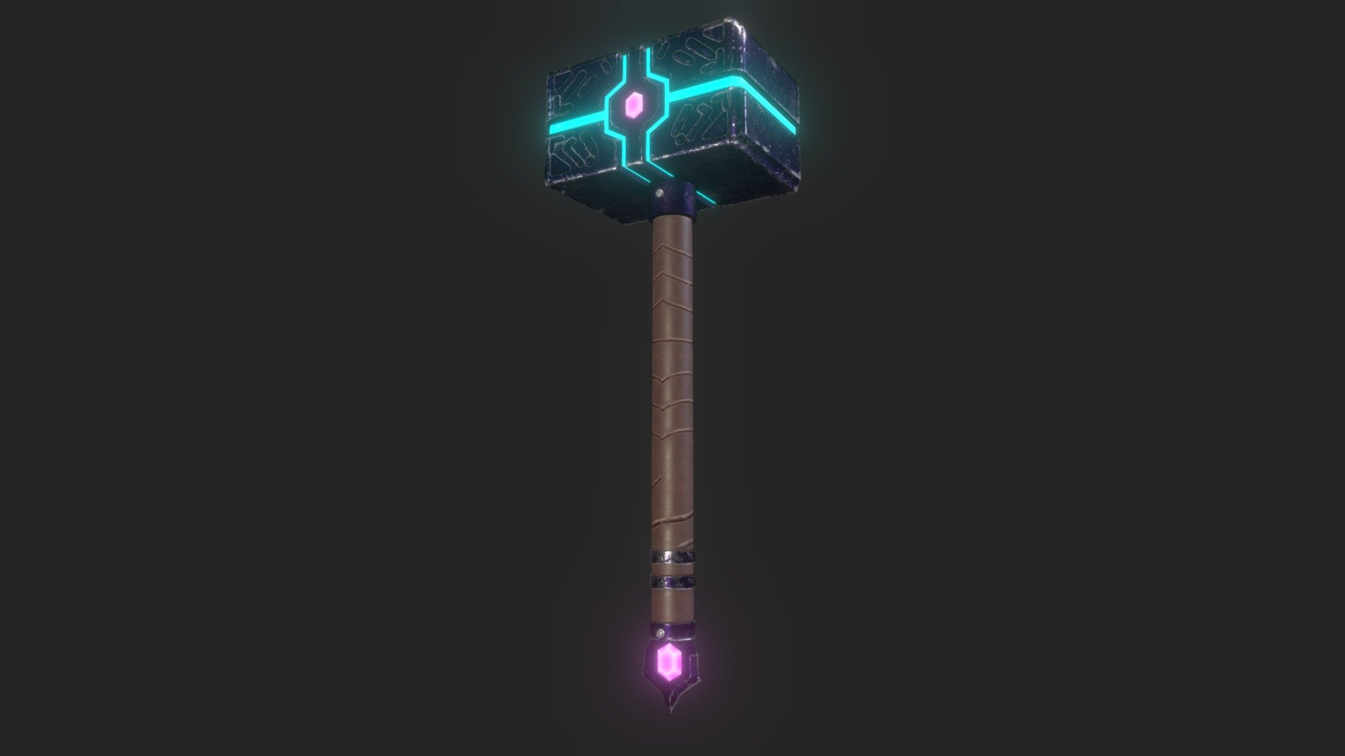 Fantasy_Hammer - 3D model by Karasik (@dima.goryaev.2002) [ec0c535 ...