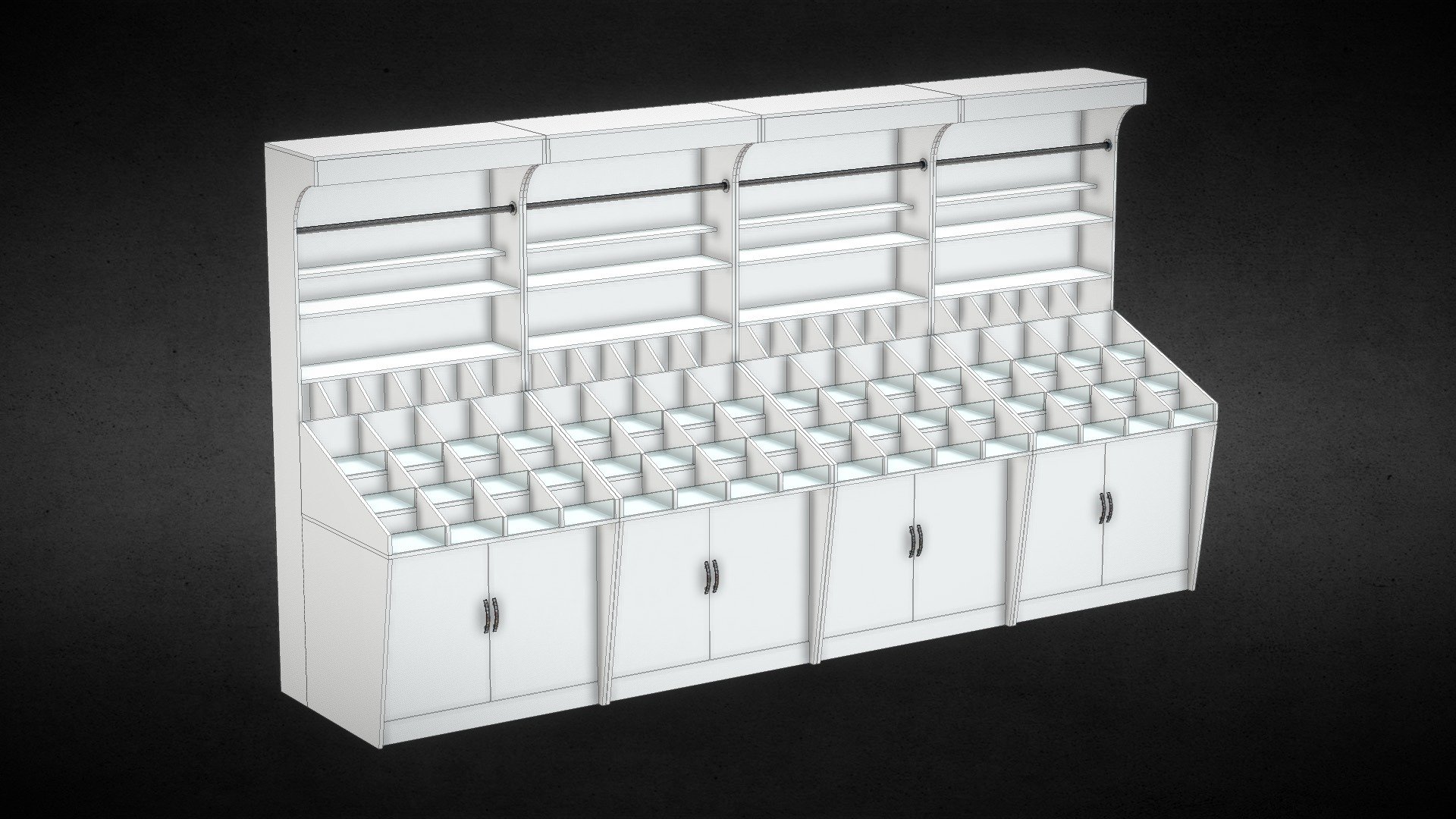 Nuts Shelf - Buy Royalty Free 3D model by 3DGrom (@dizartoren) [ec0d00b ...