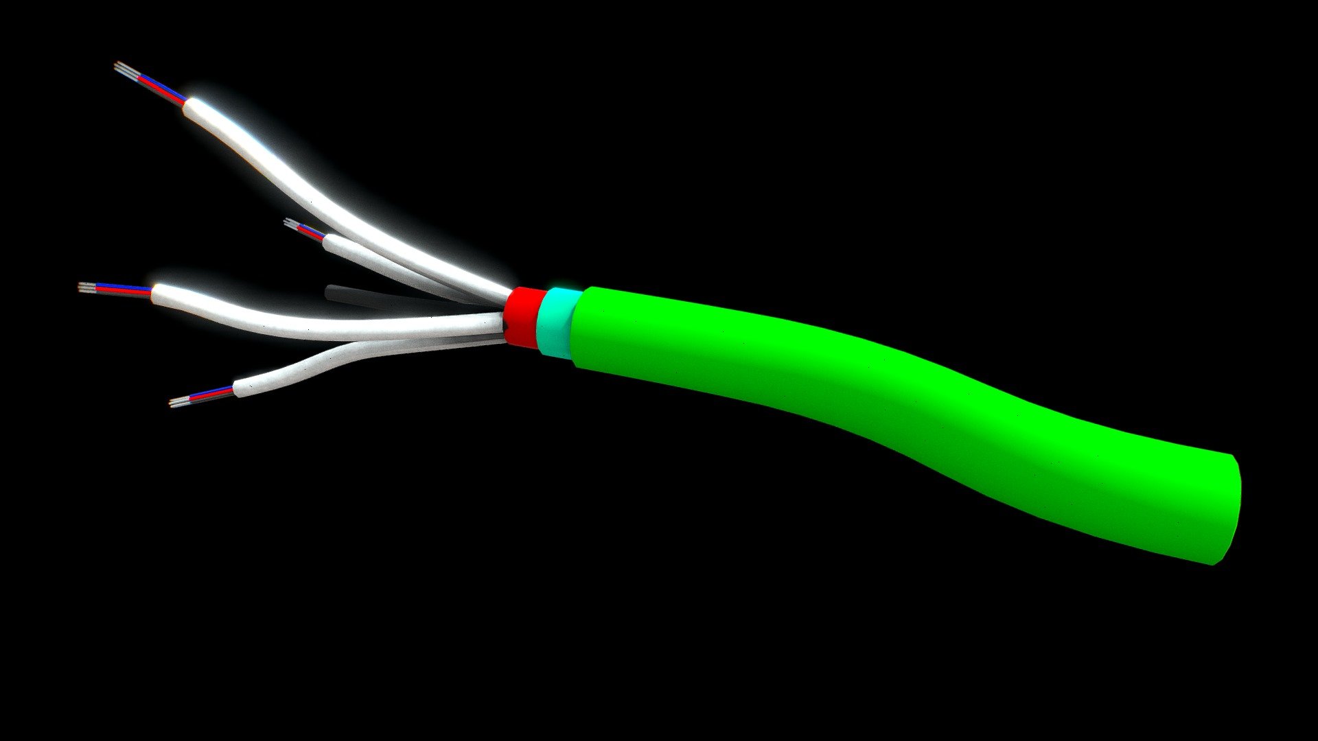 Fiber Optic Cable - Buy Royalty Free 3D model by arloopa [ec0f3c0 ...