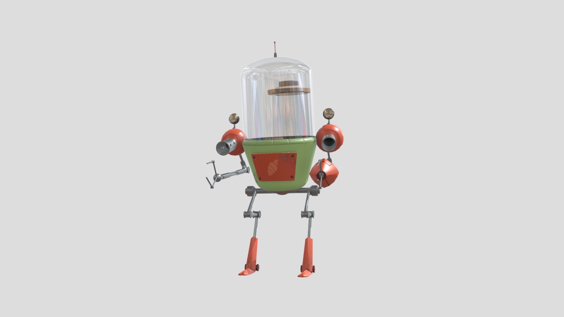 Carrot Bot v2 - Download Free 3D model by drewsky09 [ec0f763] - Sketchfab