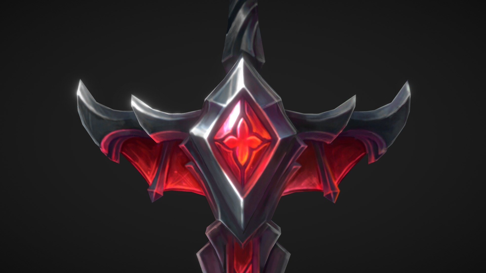 Gothic sword 1 - 3D model by Leon Miltsev (@mylcev.leon) [ec0f892 ...