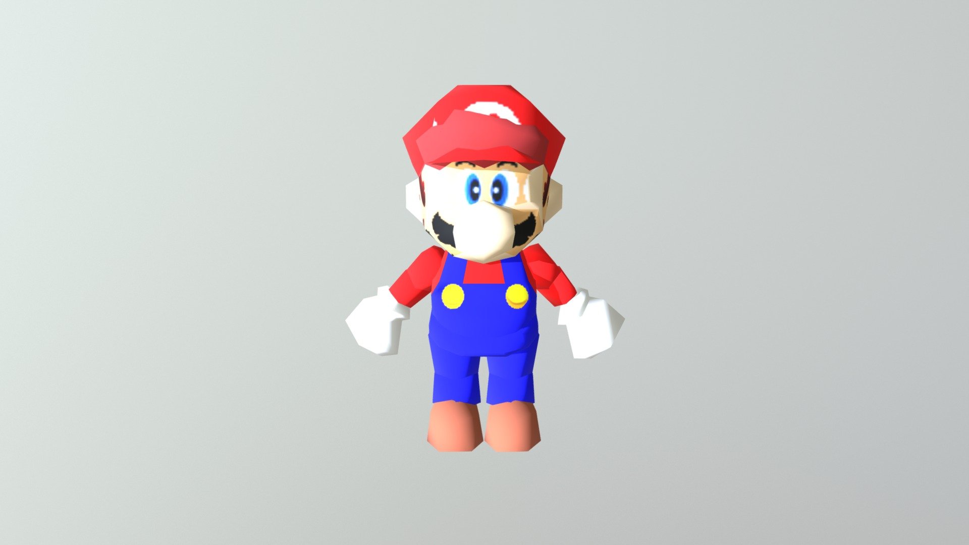 Nintendo 64 - Super Mario 64 - Mario - Download Free 3D model by sm17.exe [ec1045d] - Sketchfab